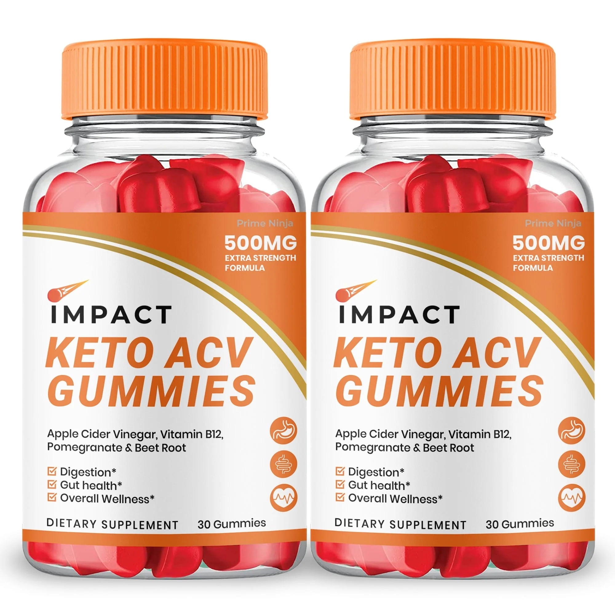 (2 Pack) Impact Keto ACV Gummies - Walmart.com