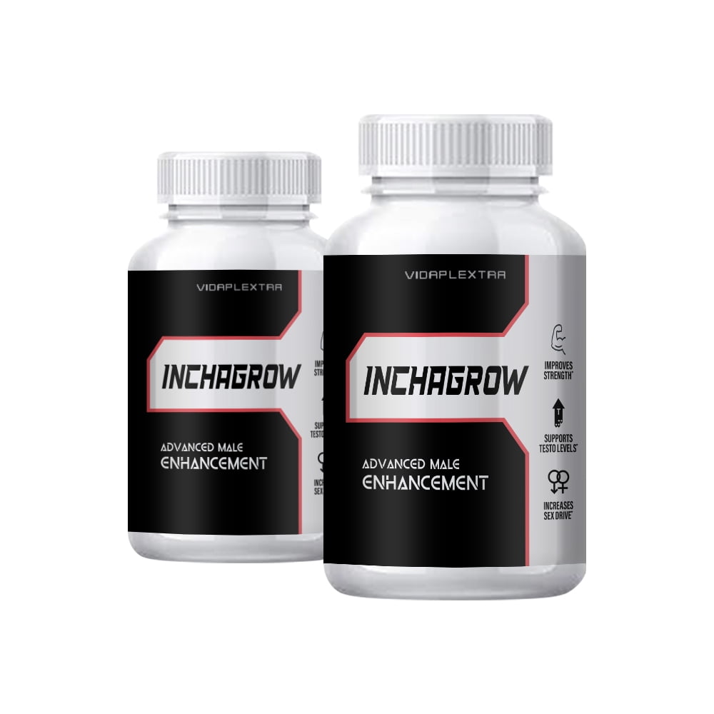 (2 Pack) Inchagrow - Inchagrow Male Enhancement Capsules - Walmart.com