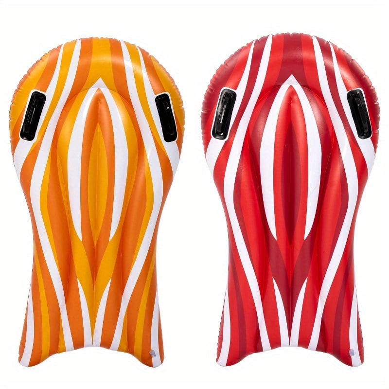 2 Pack Inflatable Body Boards - Durable PVC Pool Floats with Non-Toxic ...