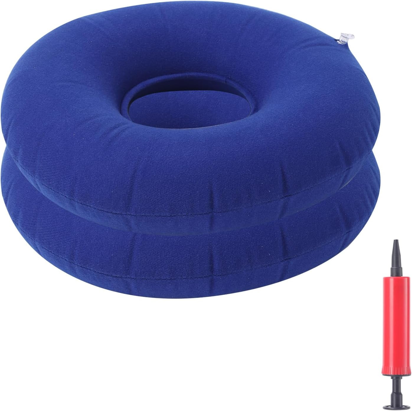 2 Pack Inflatable Donut Pillow Cushion Inflatable Ring Cushion Seat 15 ...