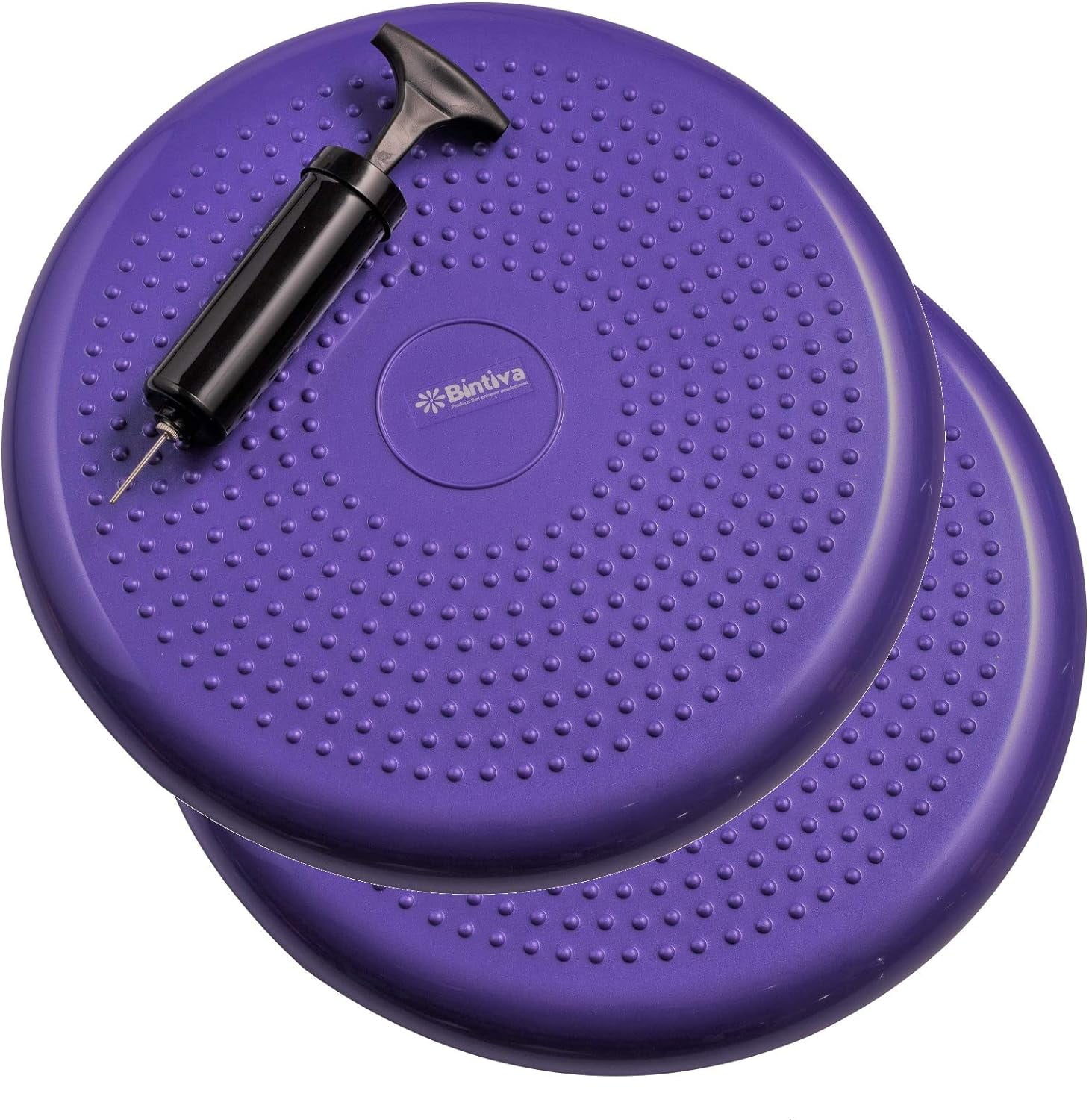 2 Pack - Inflated Stability Balance Disc, Including Pump - Bulk ...