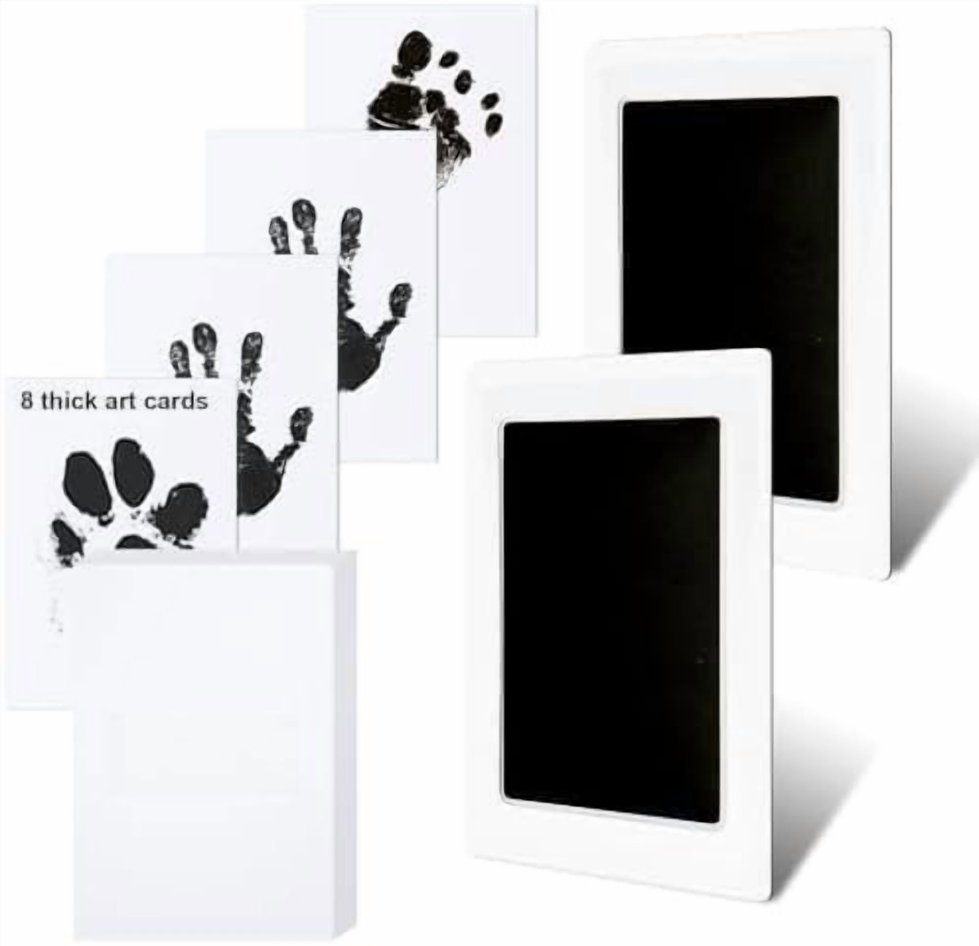 2-Pack Inkless Hand and Footprint Kit with Mess-Free Ink Pad - Safe Ink ...