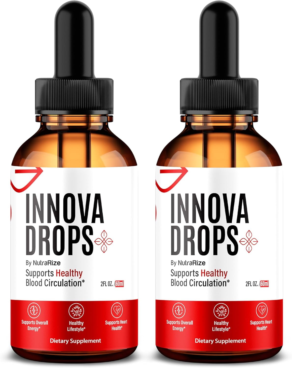 (2 Pack) Innova Drops, Official Blood Support in Liquid Form, All Natural Formula to Maintain ...