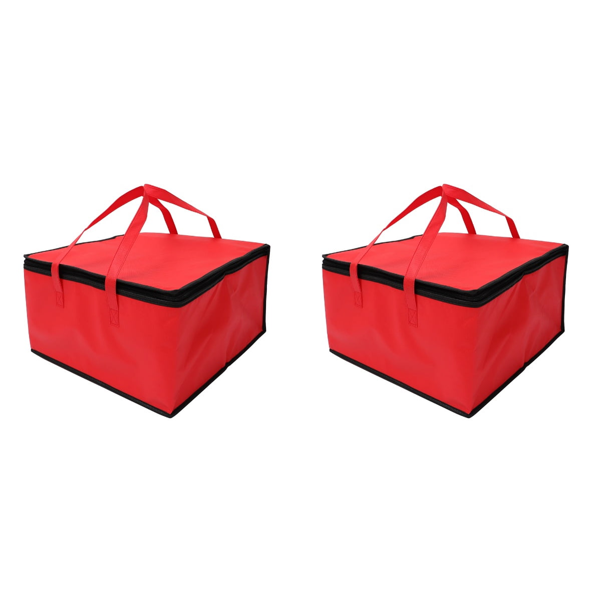 2 Pack Insulation Bags Large Tote Zip up Zipped Lunch Food Cooler for ...