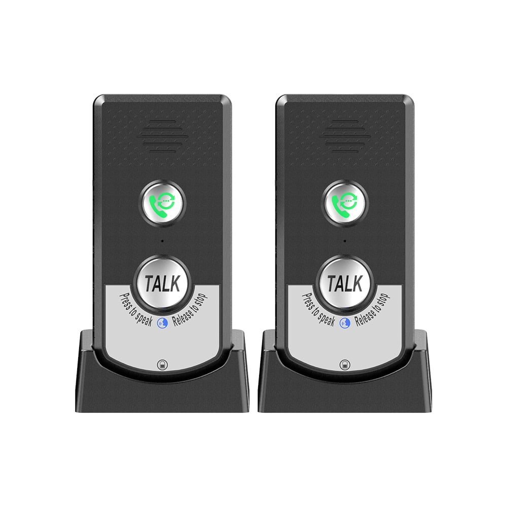2 Pack Intercoms Wireless for Home Voice Bidirectional Caller Home ...