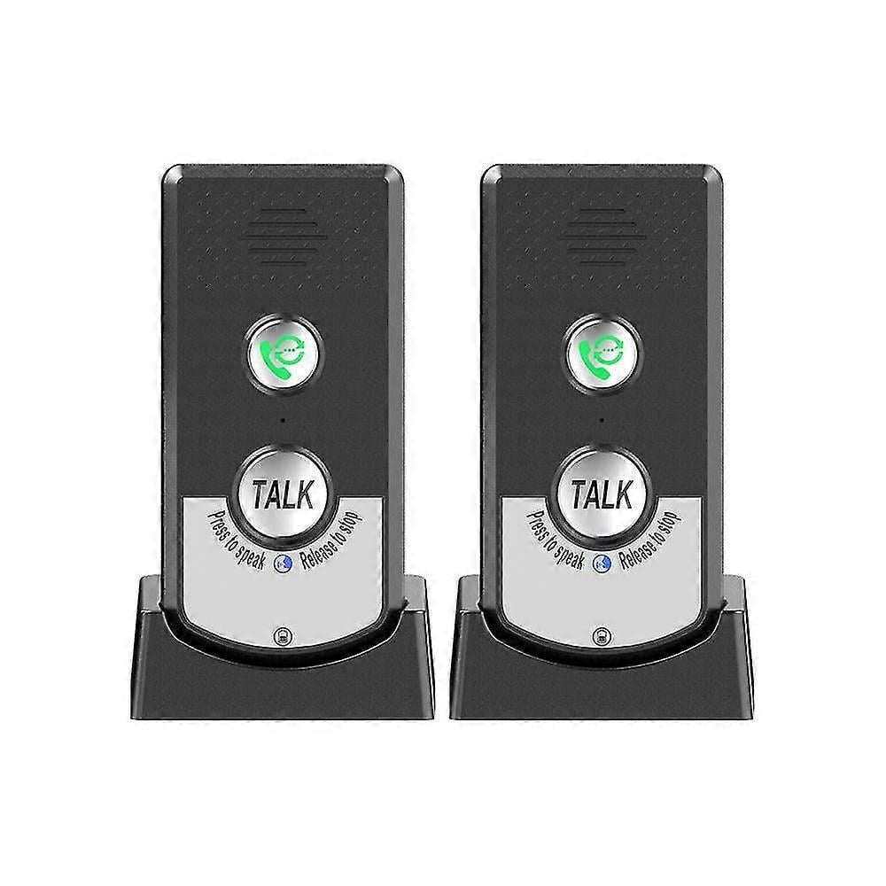 2 Pack Intercoms Wireless for Home Voice Bidirectional Caller Home ...