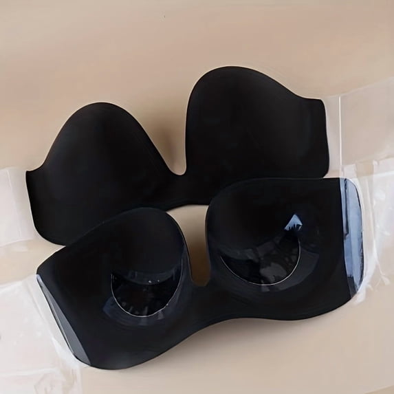 2 Pack Invisible Back Bra - Strapless Self-Adhesive Bra for Women ...