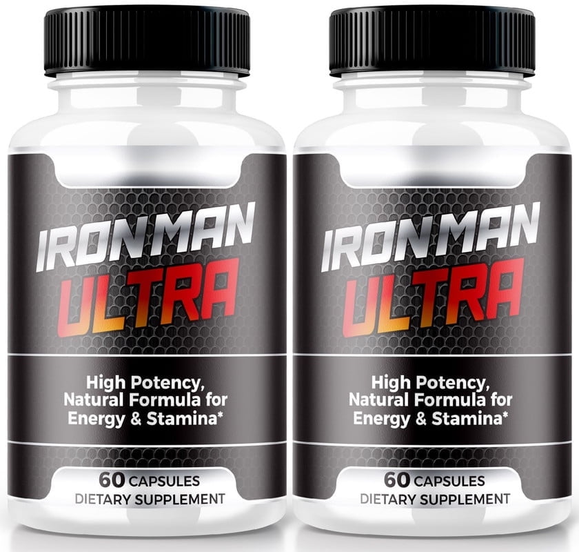(2 Pack) Iron Man Ultra Supplement, The Ultimate Performance Formula ...