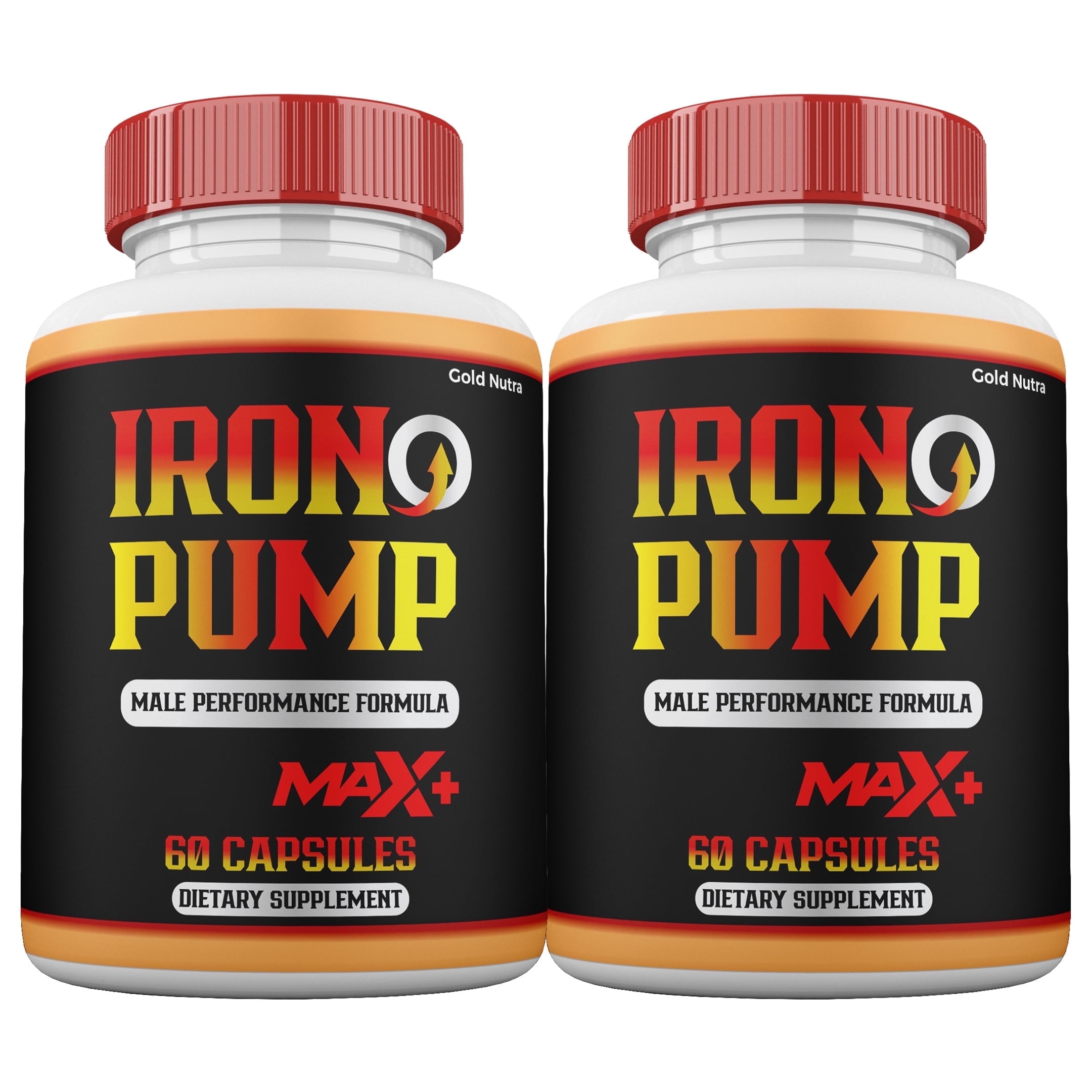 (2 Pack) Iron Pump Max + Capsules for Men, Iron Pump Max + ed Capsules ...