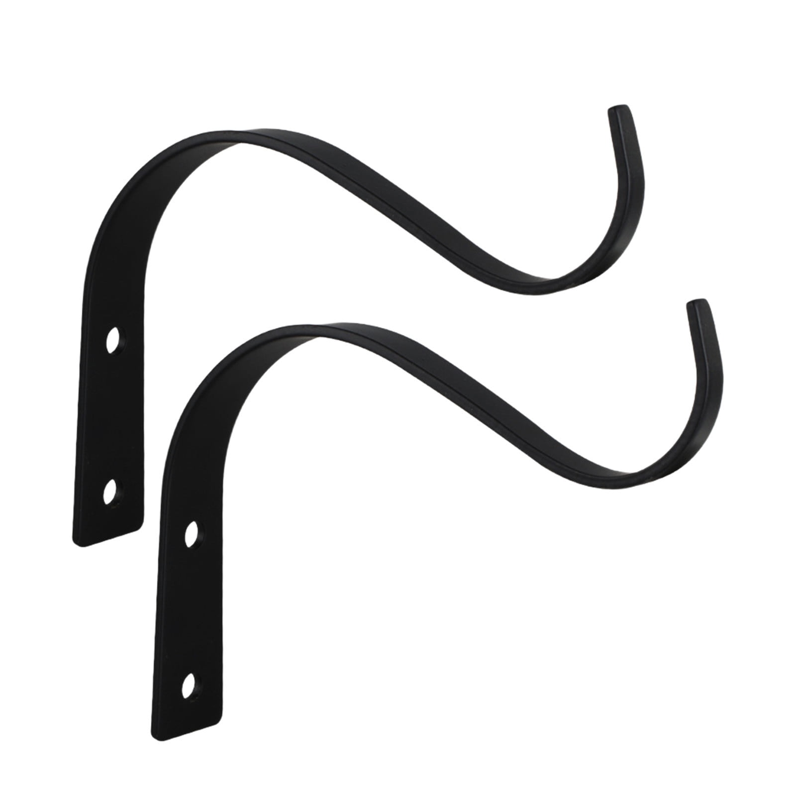 2-Pack Iron Wall Hooks - Heavy-Duty Brackets for Hanging Plants ...