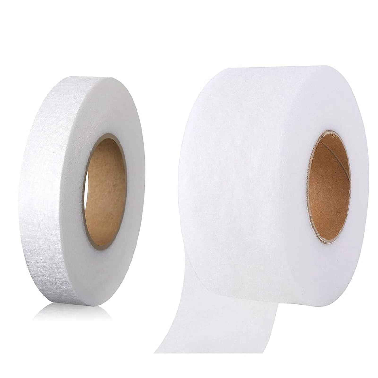 2 Pack Iron on Hem Tape No Sew Roll Web - Walmart.com
