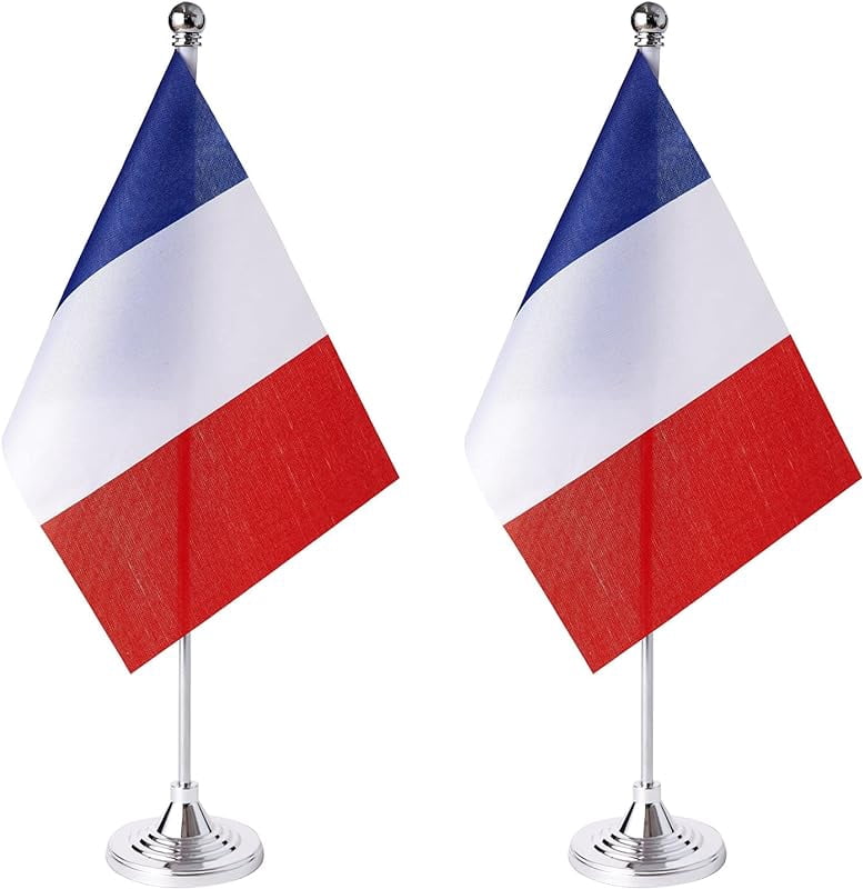 2 Pack Israel flag Israeli Table Flag Small Mini Israeli Desk Flags ...