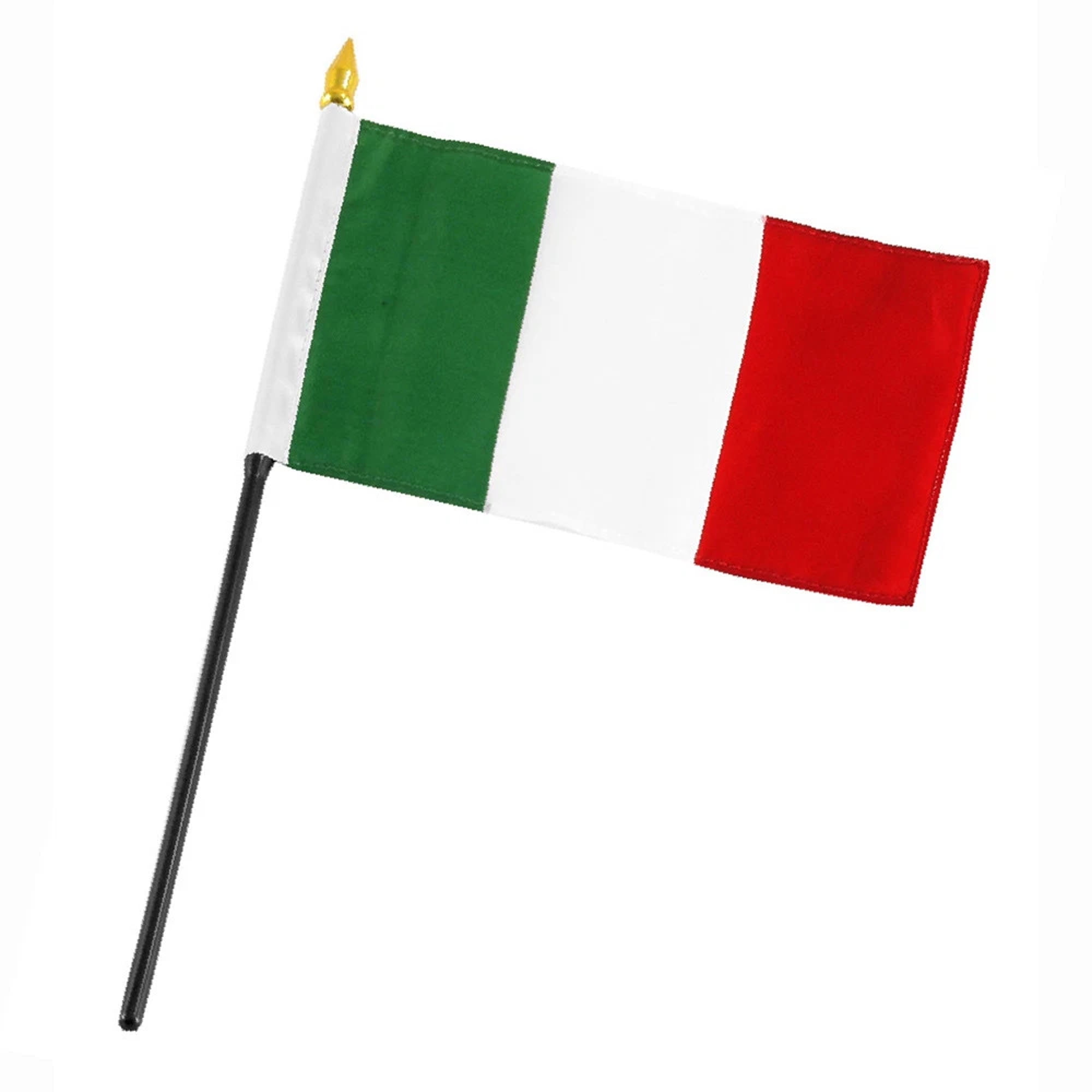 2 Pack Italy Italian Flag 4"x6" Desk Table Stick (Premium Super ...