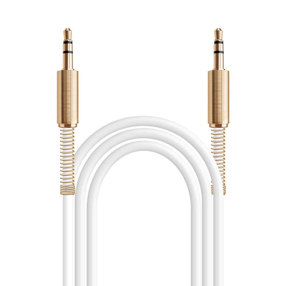 2-Pack JacobsParts 3ft Aux Cable 3.5mm 1/8" Male to Male Stereo ...