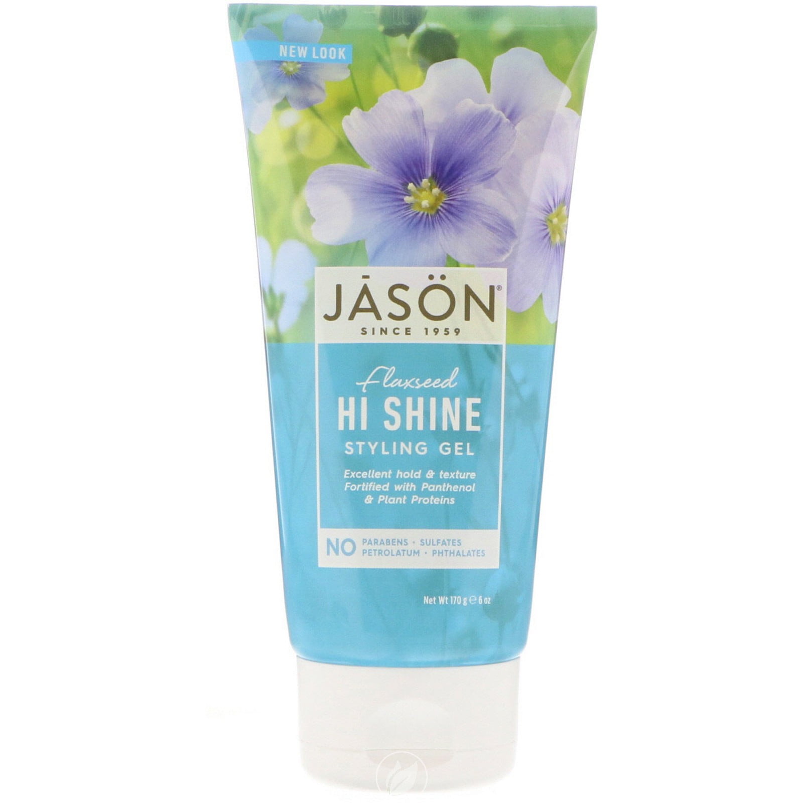 (2 Pack) Jason Natural Products Hi-Shine Styling Gel 6 Ounce - Walmart.com
