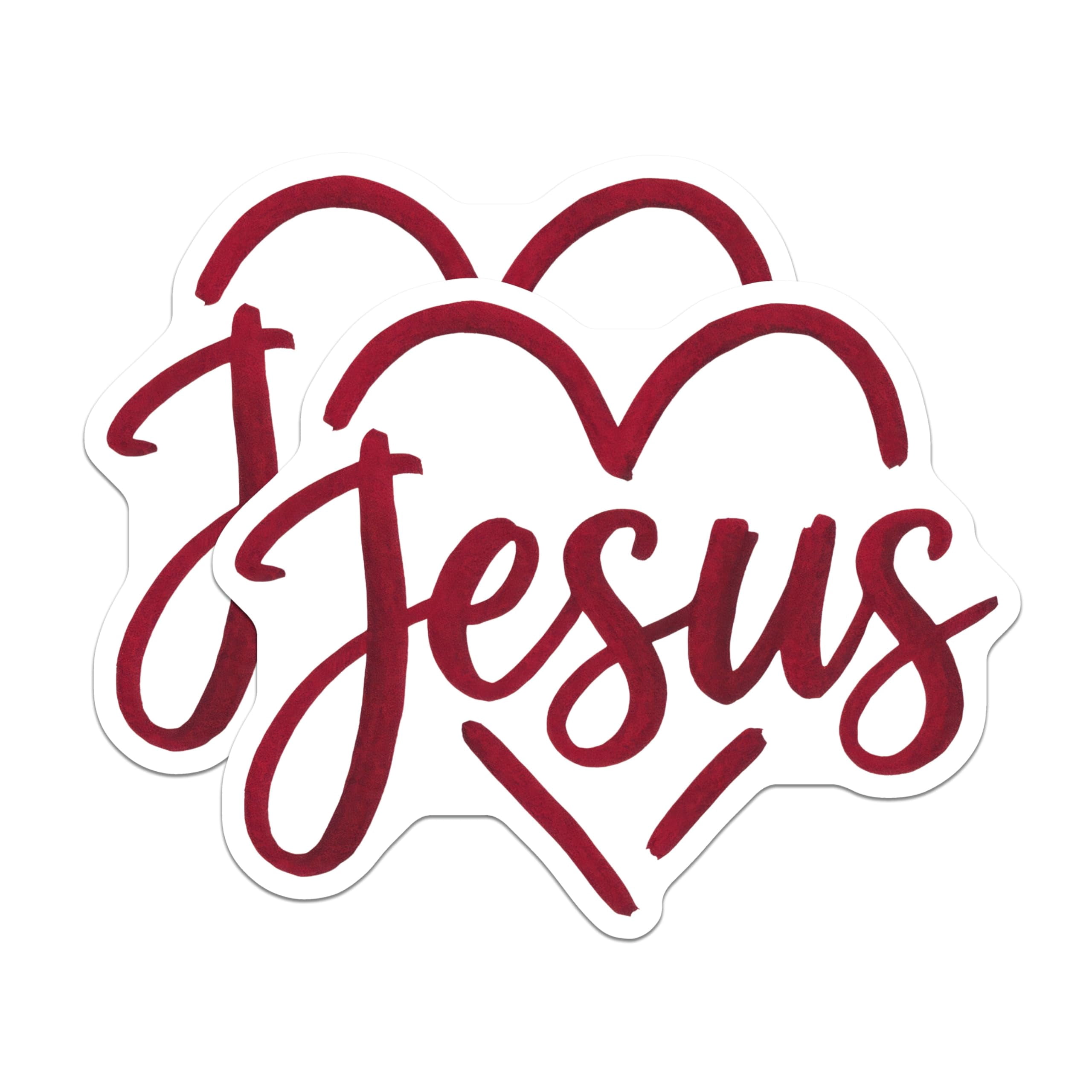 (2 Pack) Jesus Magnets - Religious Fridge Decor - Christian Home ...