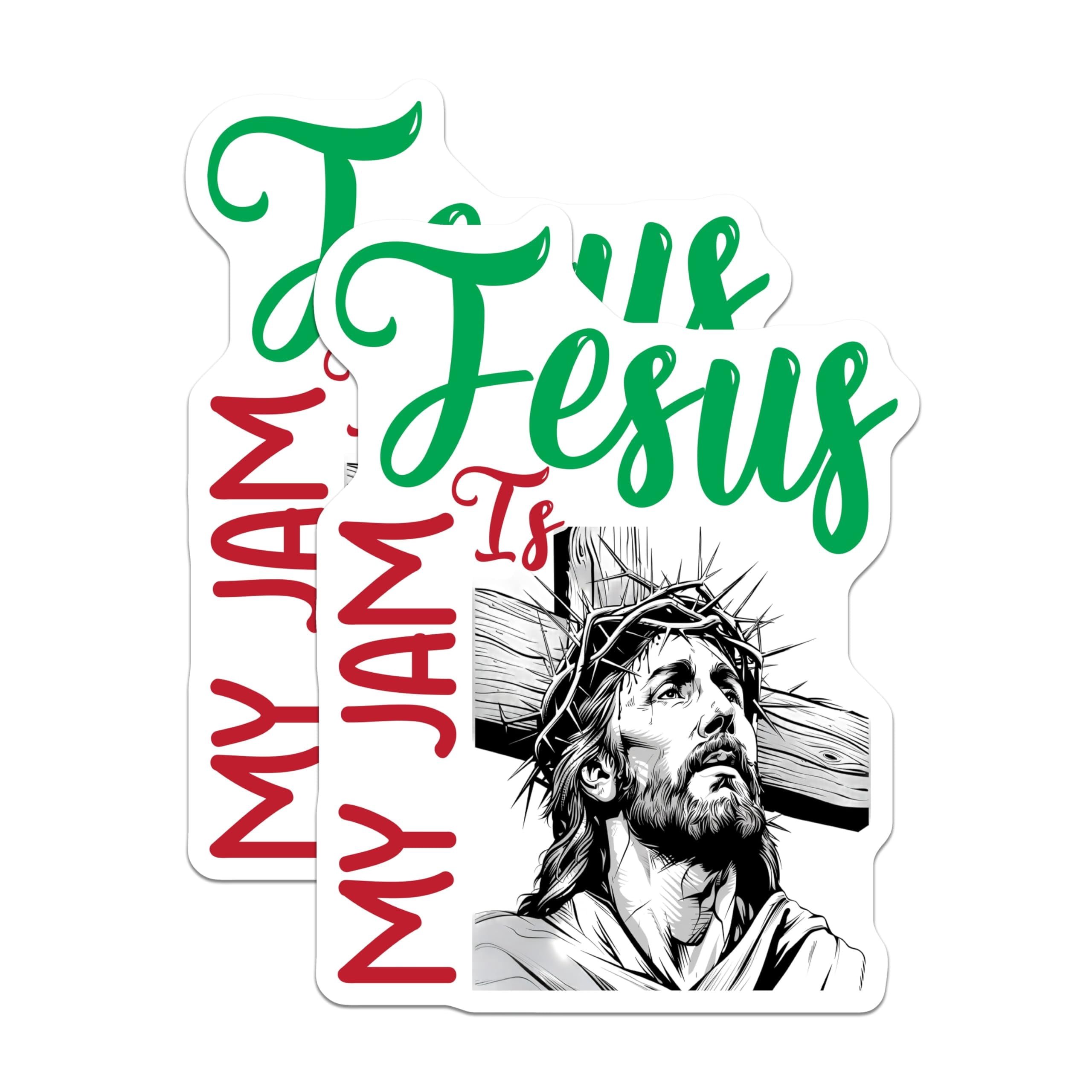 (2 Pack) Jesus Stickers - Christian Stickers - Religious Stickers- 5 ...