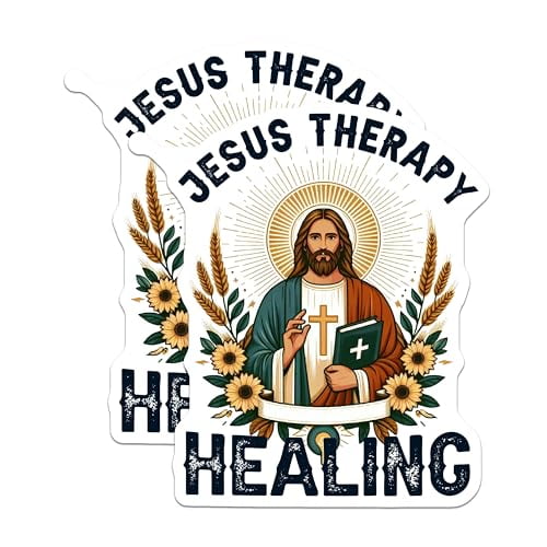 (2 Pack) Jesus Therapy Healing Magnets - Christian Faith - Religious ...