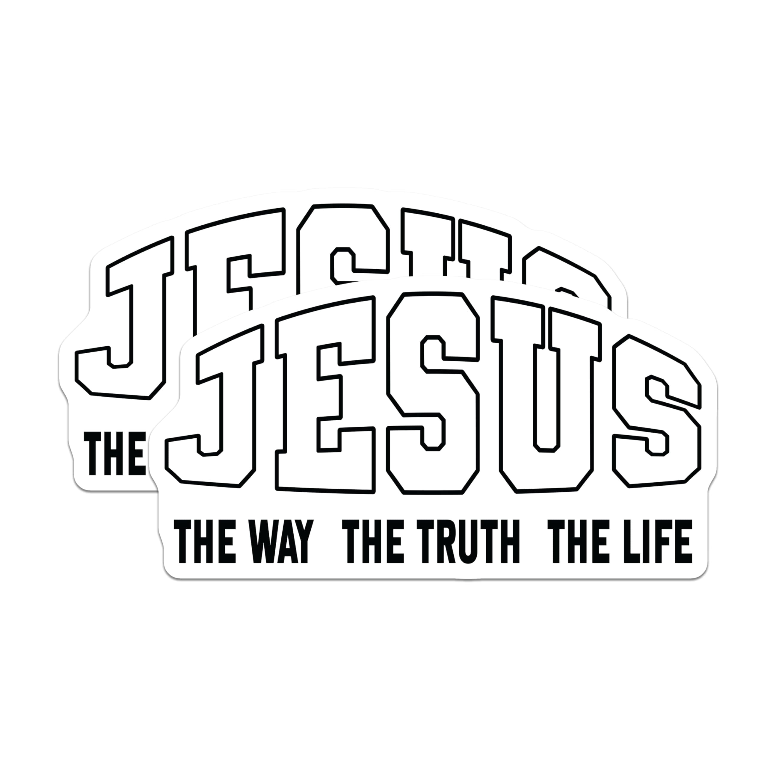 (2 Pack) Jesus The Way The Truth The Life Magnets - Christian Faith ...