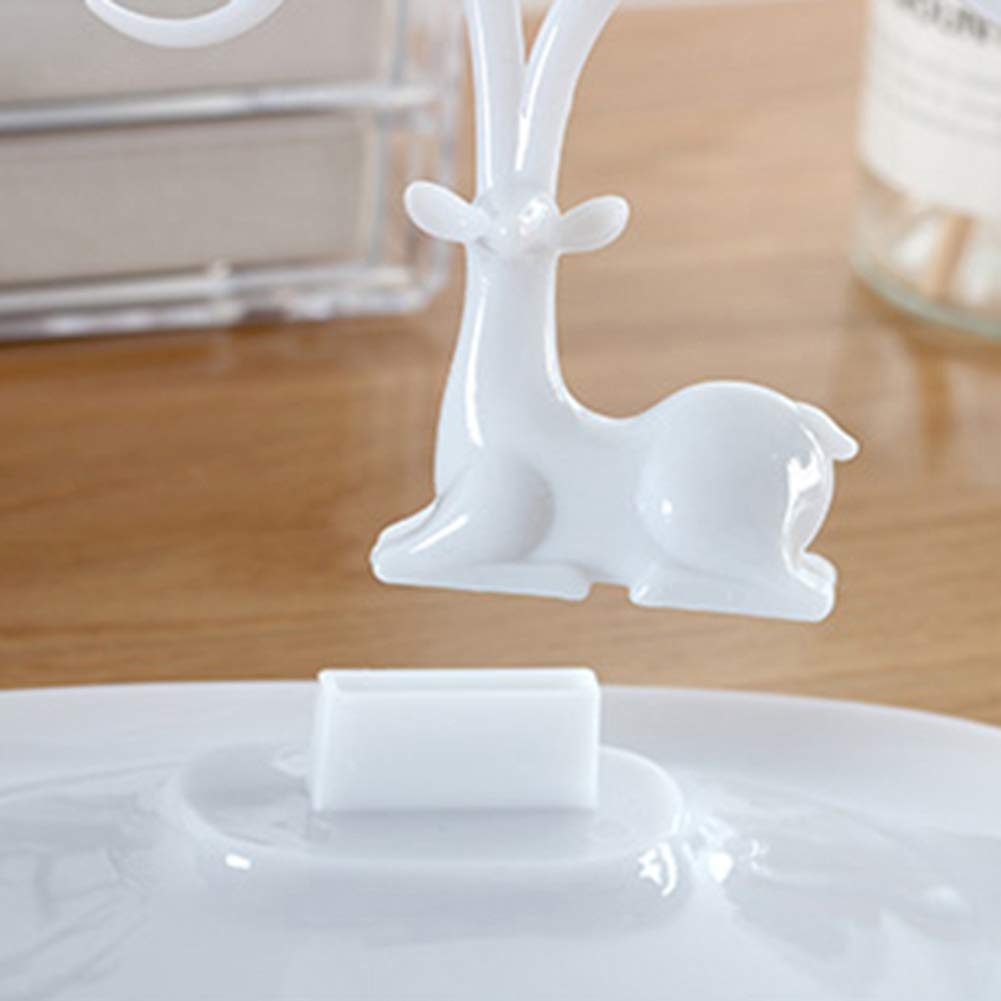 2 Pack Jewelry Organizer Stand Display Necklace Holder Antlers Desk ...