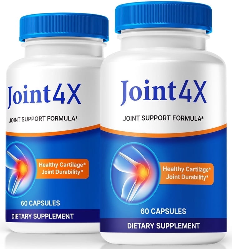 (2 Pack) Joint4X Joint supplement – Premium All-Natural Bones & Joint ...