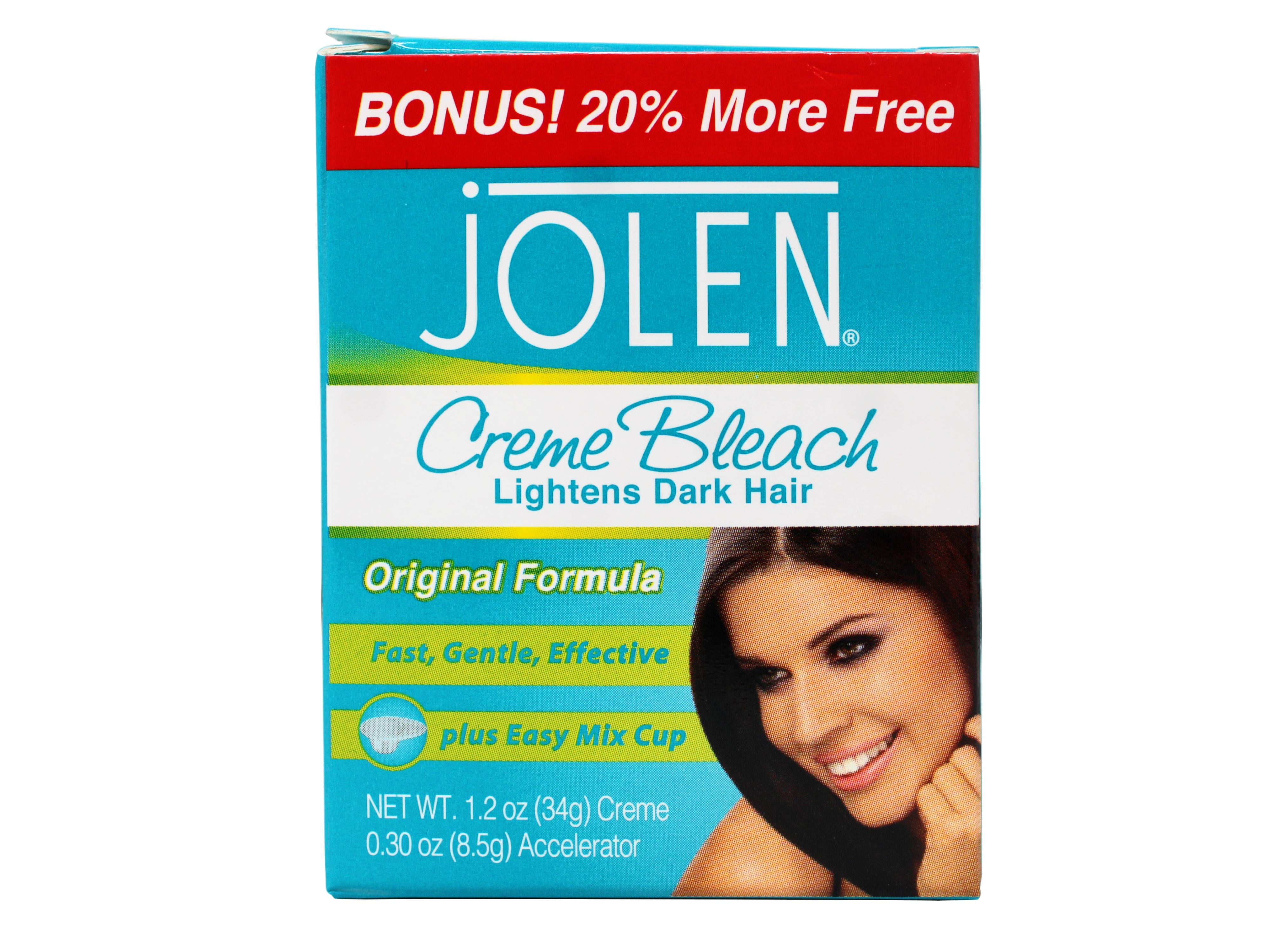 2 Pack - Jolen Creme Bleach, Lightens Dark Hair, Original Formula ...