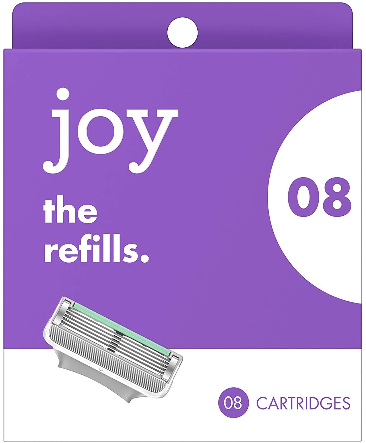 2 Pack - Joy Five-Bladed, 8 Razor Blade Refills - Walmart.com