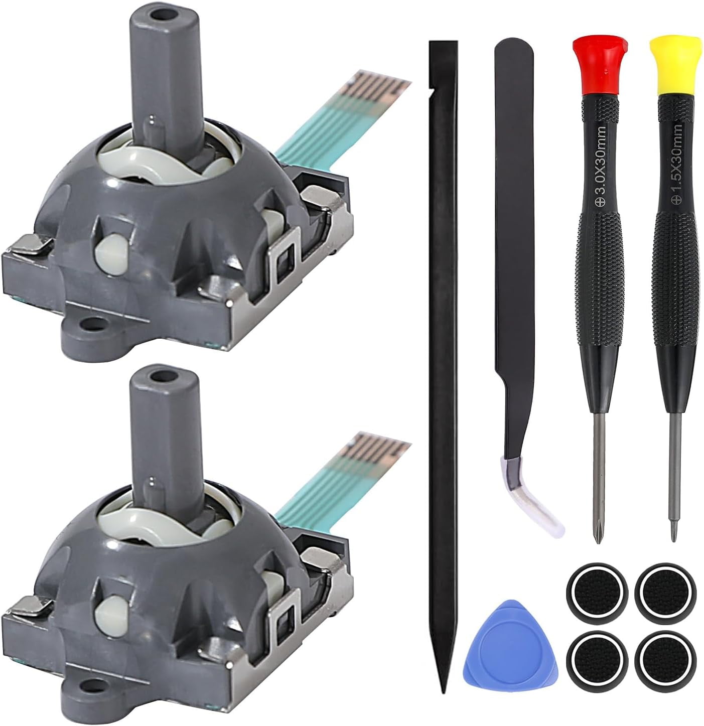2 Pack Joysticks replacement for Asus ROG Ally RC71L Handheld Console ...