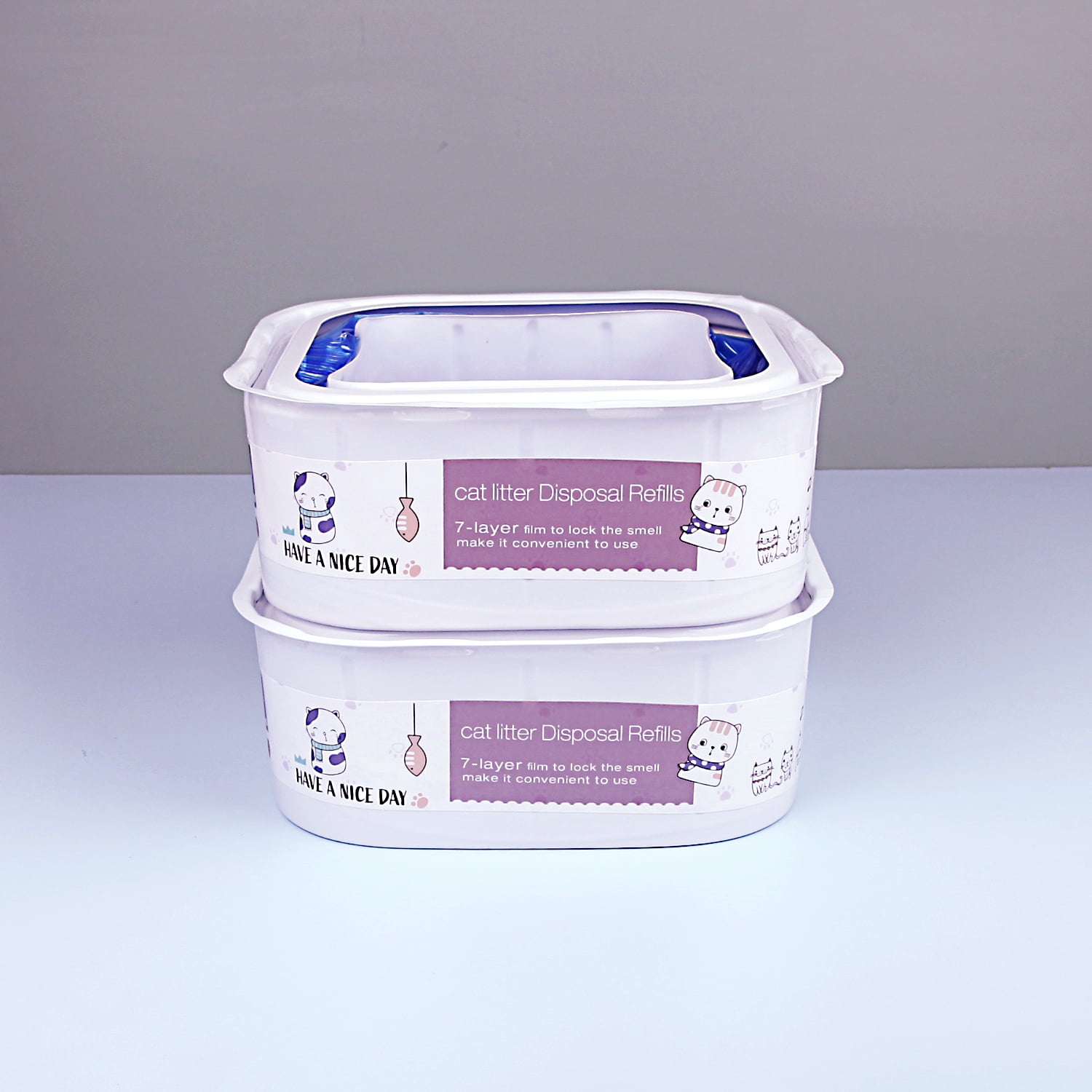 2-Pack Jumbo Cat Litter Refill Cartridges Refill Bags Jumbo Cat Litter ...