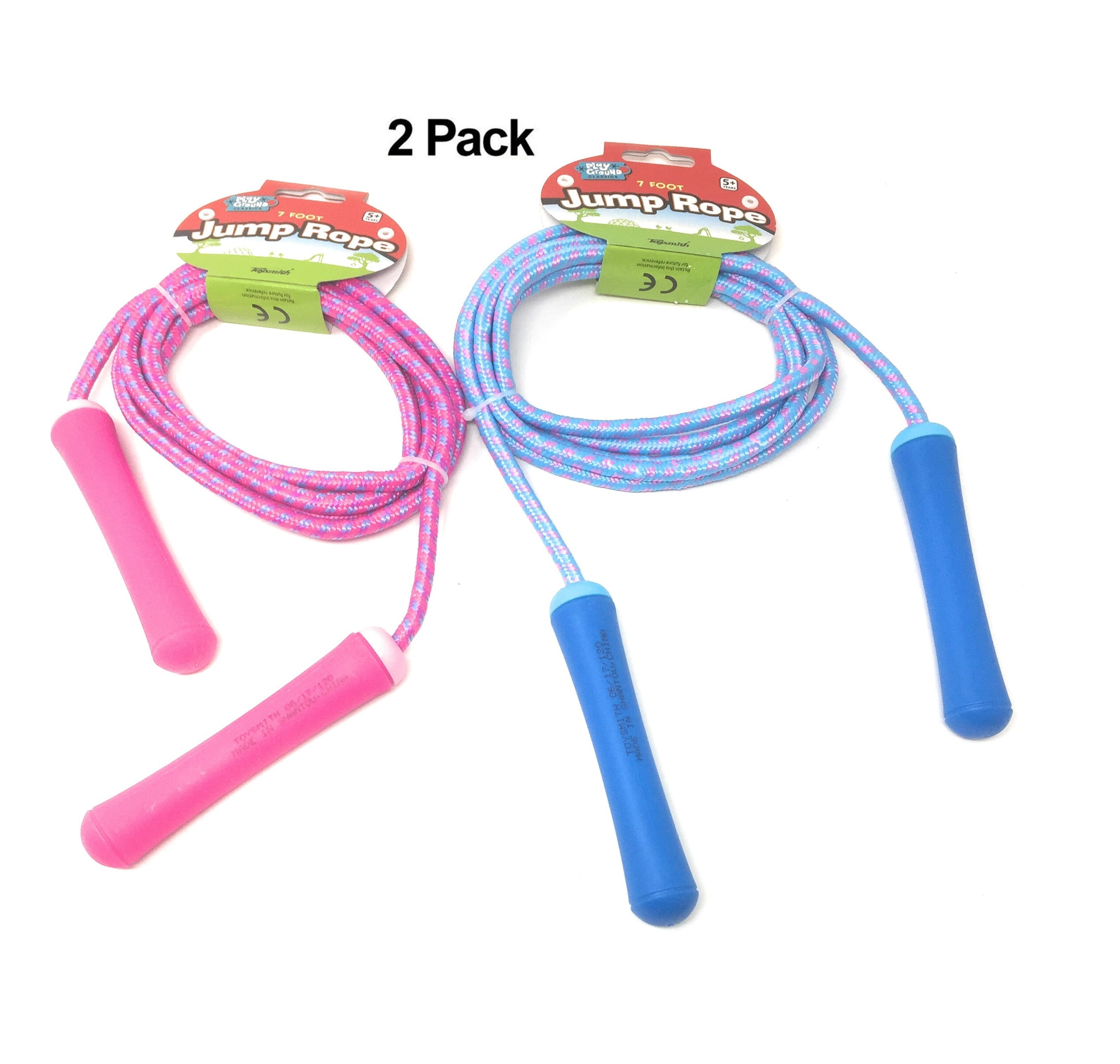 2 Pack Jump Ropes, 7-Feet Toysmith 9413 - Walmart.com