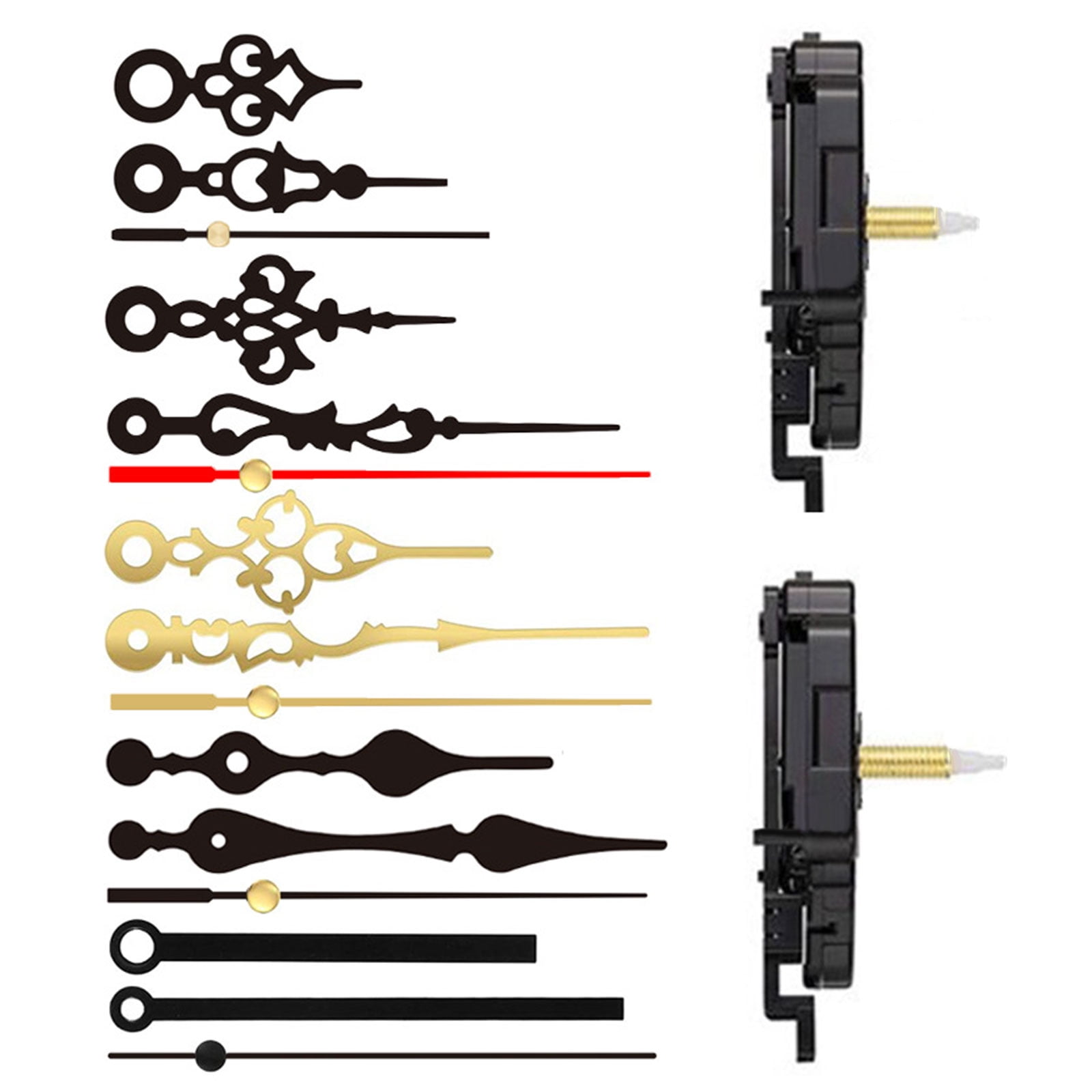 2 Pack Jump Second Clock Mechanism Quartzs Pendulums Type Movement with ...