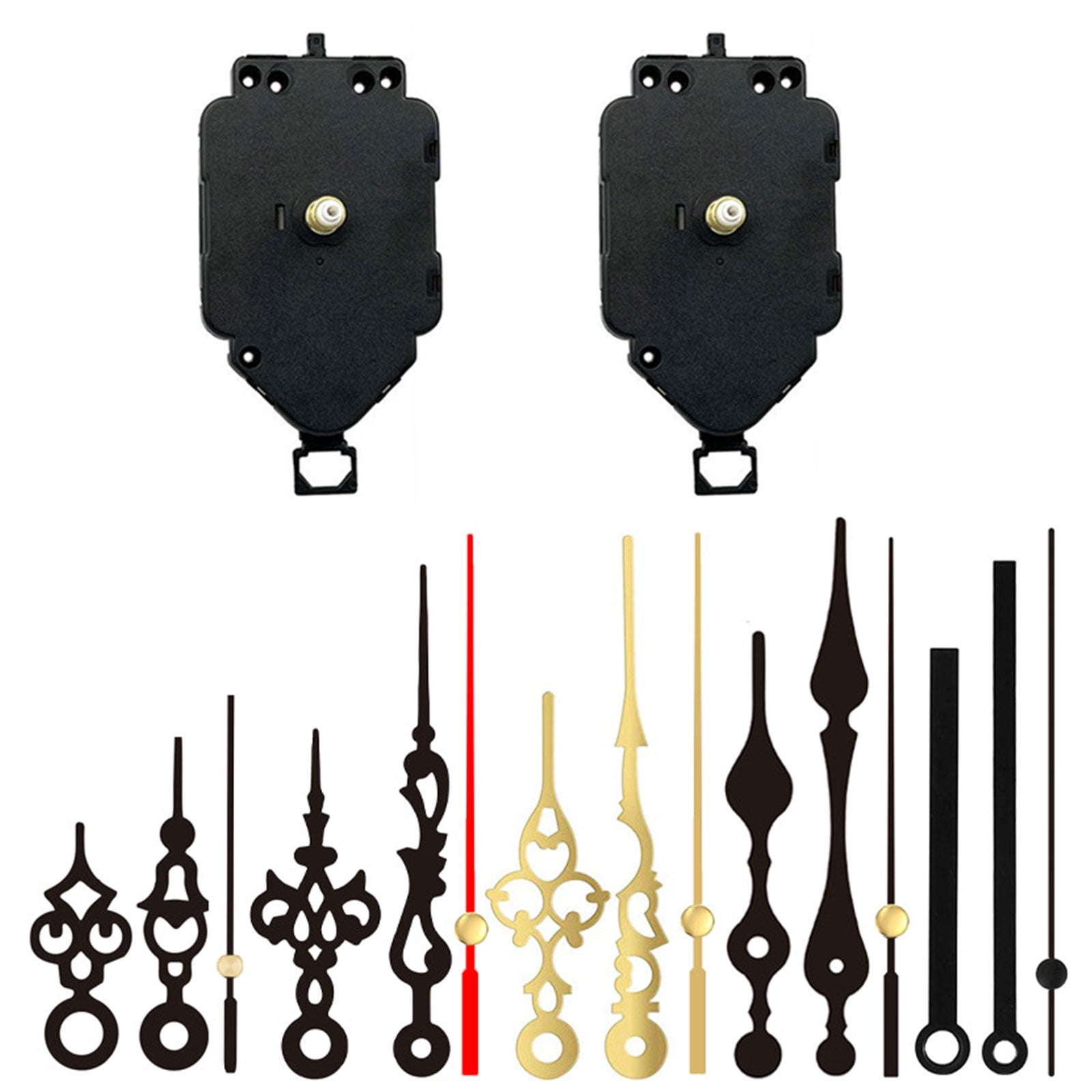 2 Pack Jump Second Pendulums Clock Mechanism Replacement Set Quartzs ...
