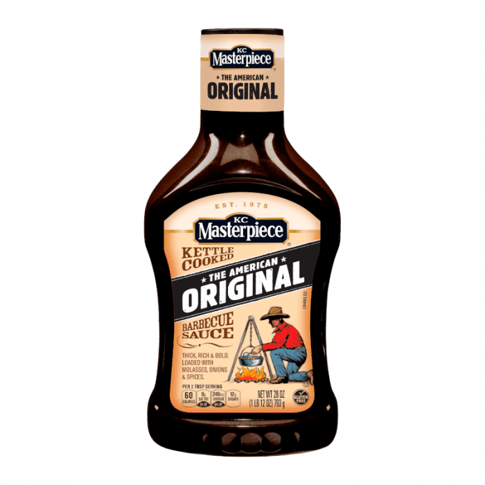 ( 2 Pack ) KC Masterpiece Barbecue Sauce, Original, Kettle Cooked 28 Oz ...