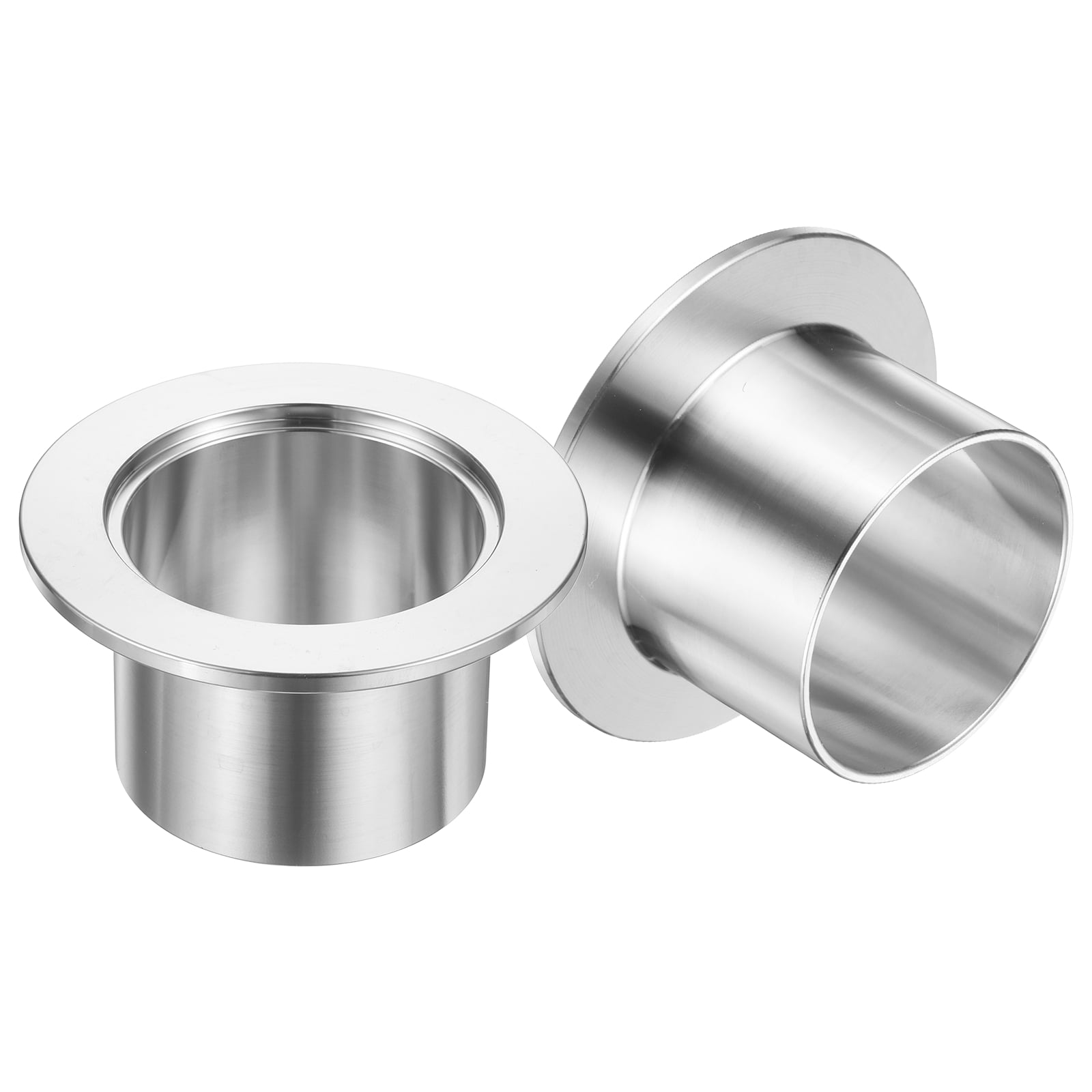 2 Pack KF25 Half Nipple Vacuum, 40mm Length x 50.8mm OD 304 Stainless ...