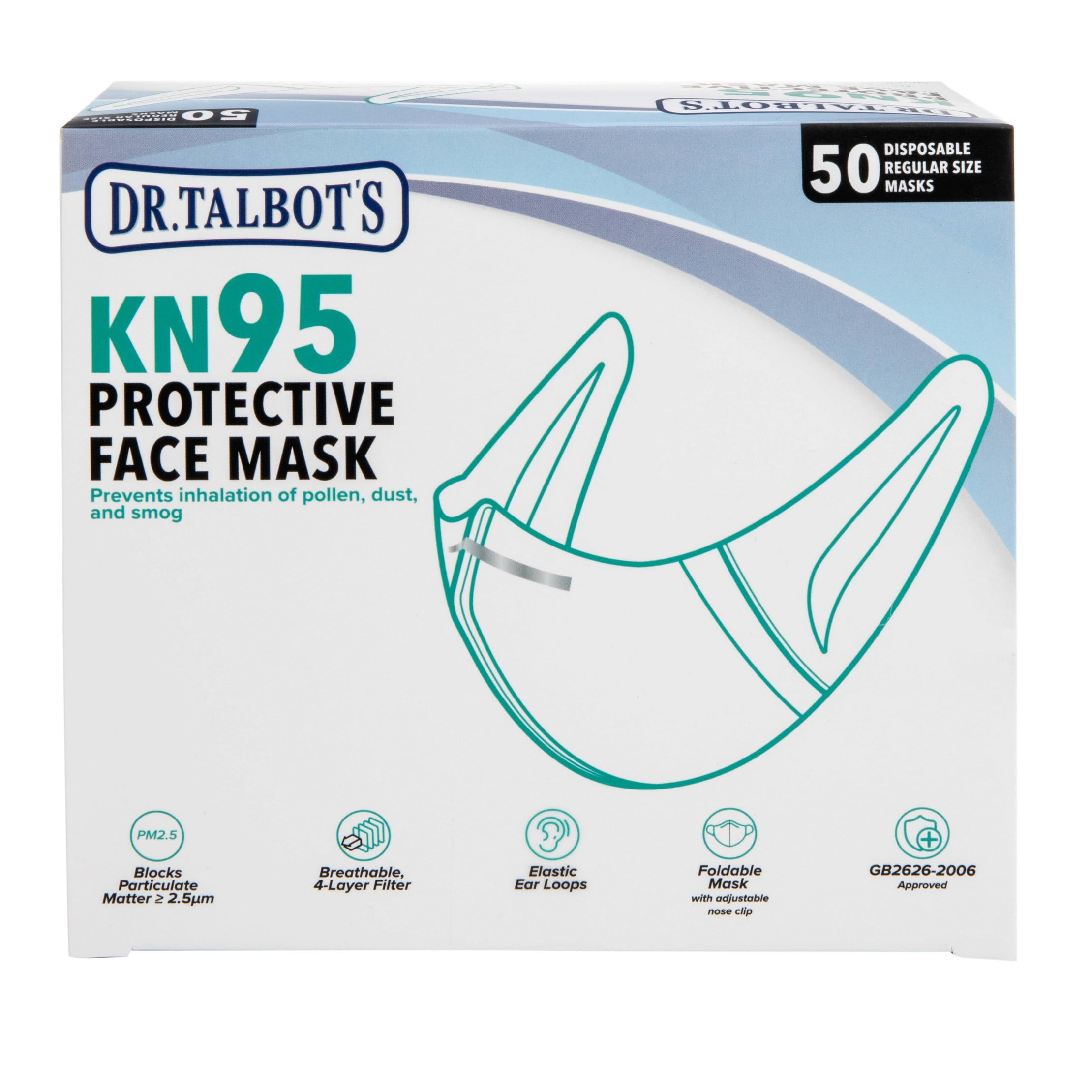 [2 Pack]- KN95 Protective Face Mask - Walmart.com