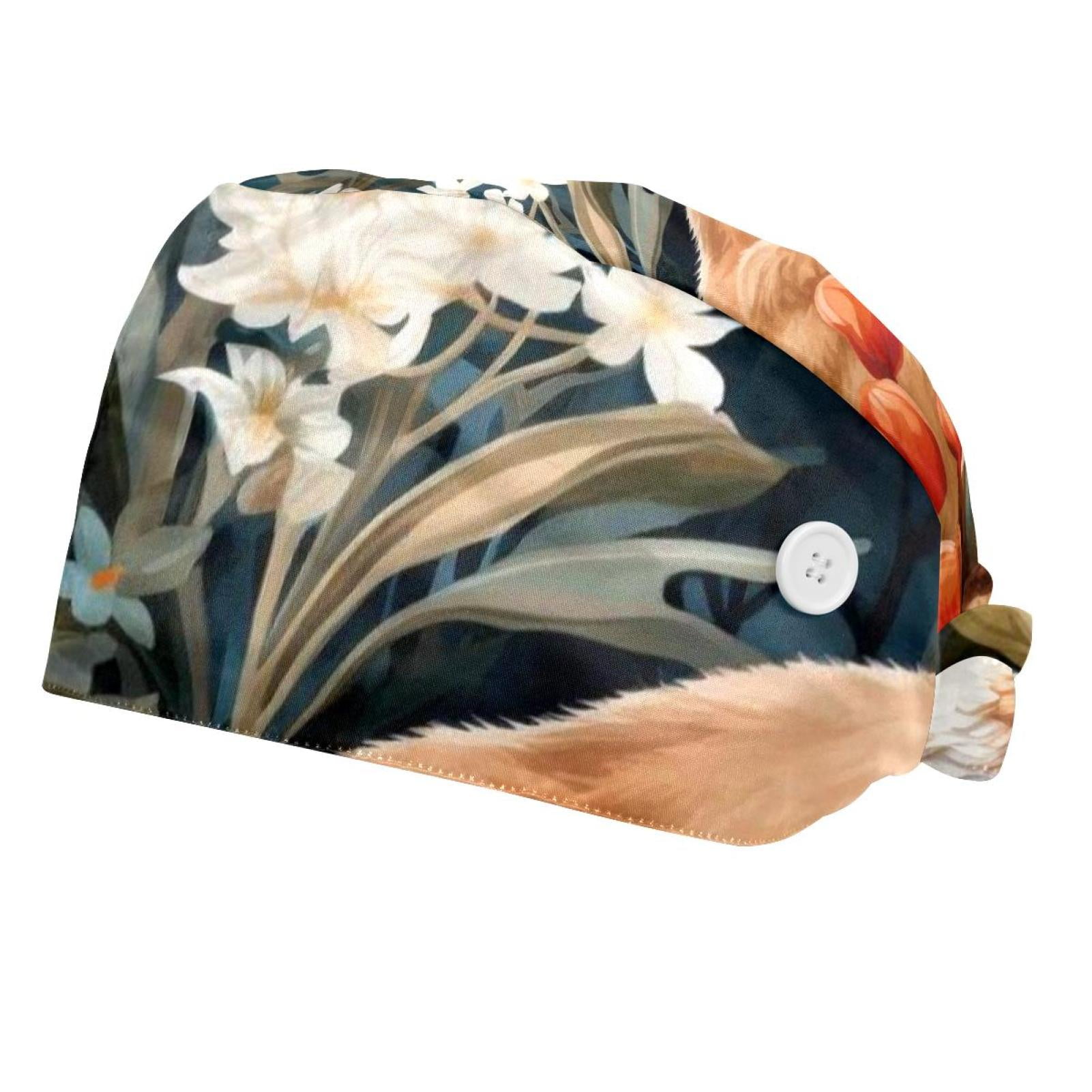 2 Pack Kangaroo Adjustable Bouffant Caps Hats Working Cap - Walmart.com
