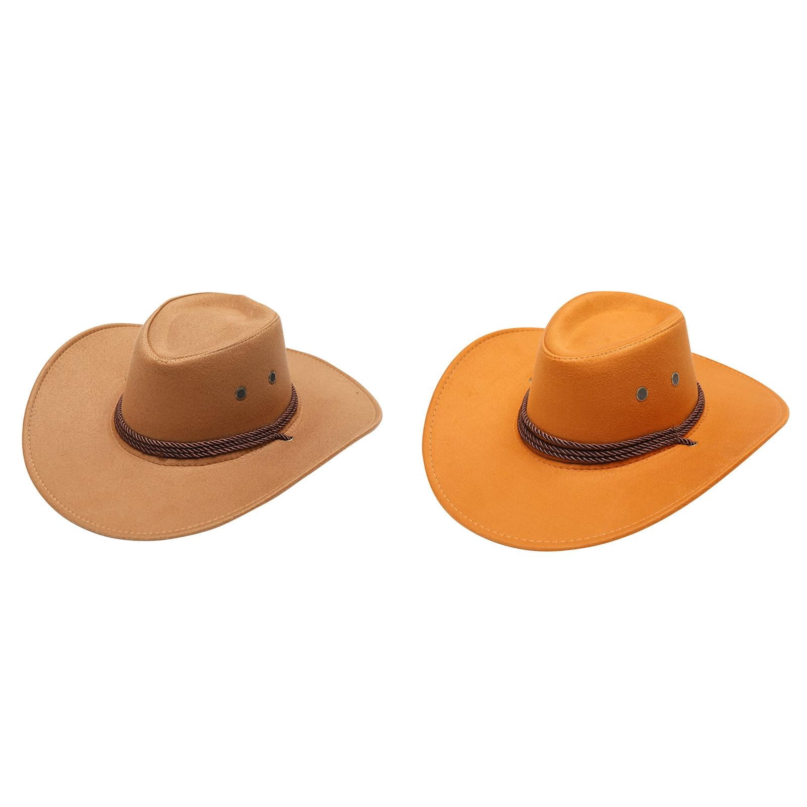 (2-Pack) Kcodviy Adult Casual Solid Summer Cow Print Cow Hat with Strap ...