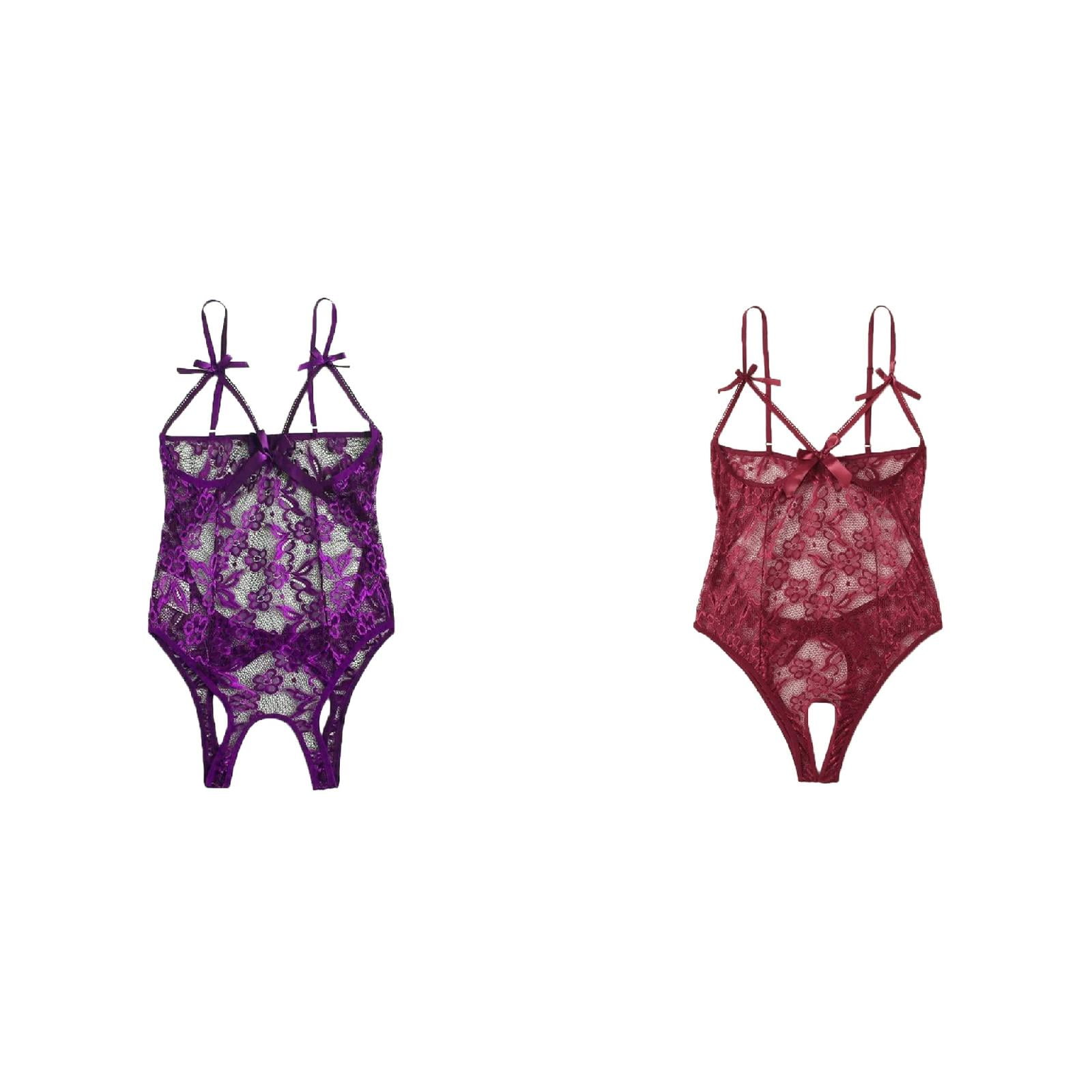 (2-Pack) Kcodviy Crotch Backless Bodysuit Moss Maternity Robe Jumpsuit ...