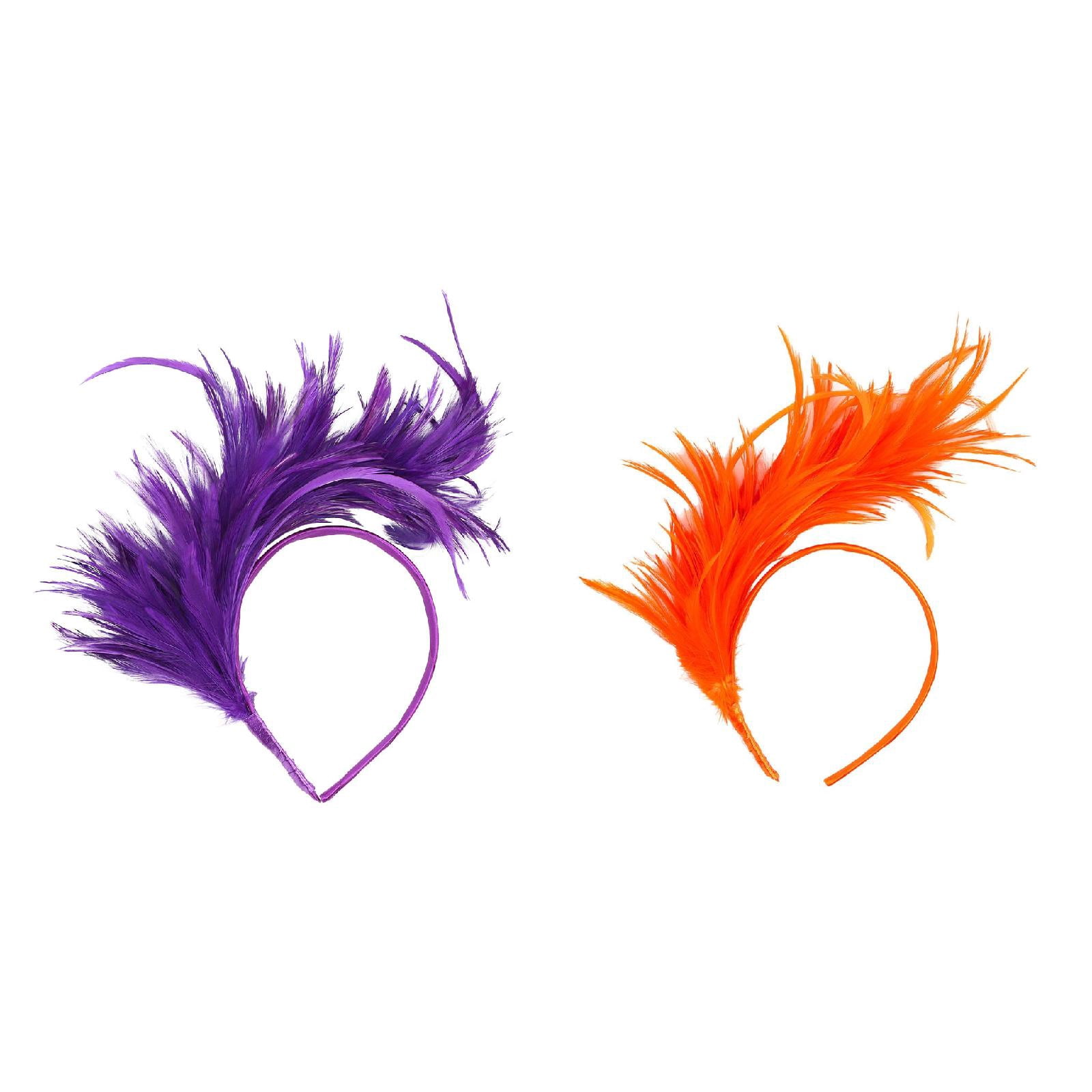 (2-Pack) Kcodviy Headpiece Colorful Vintage Fancy 90's Headbands ...