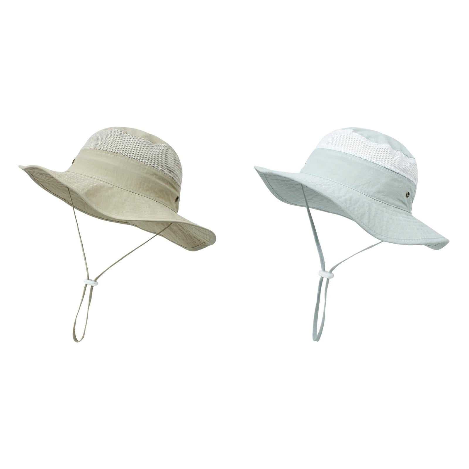 (2-Pack) Kcodviy Kid's Sun Hat Wide Gloves and Hats for Boys Brim Upf ...