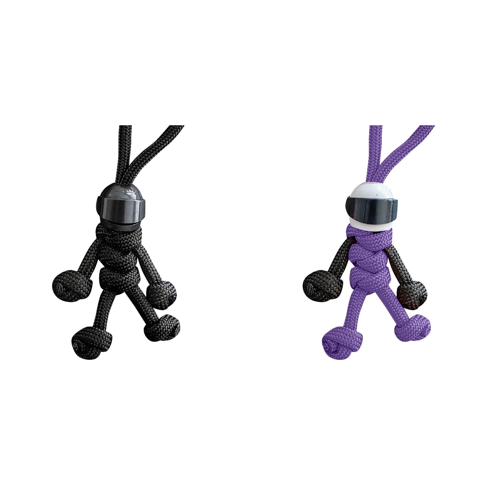 (2-Pack) Kcodviy Motorcyclist Minifigure Hanging Chain Wrist Lanyards ...