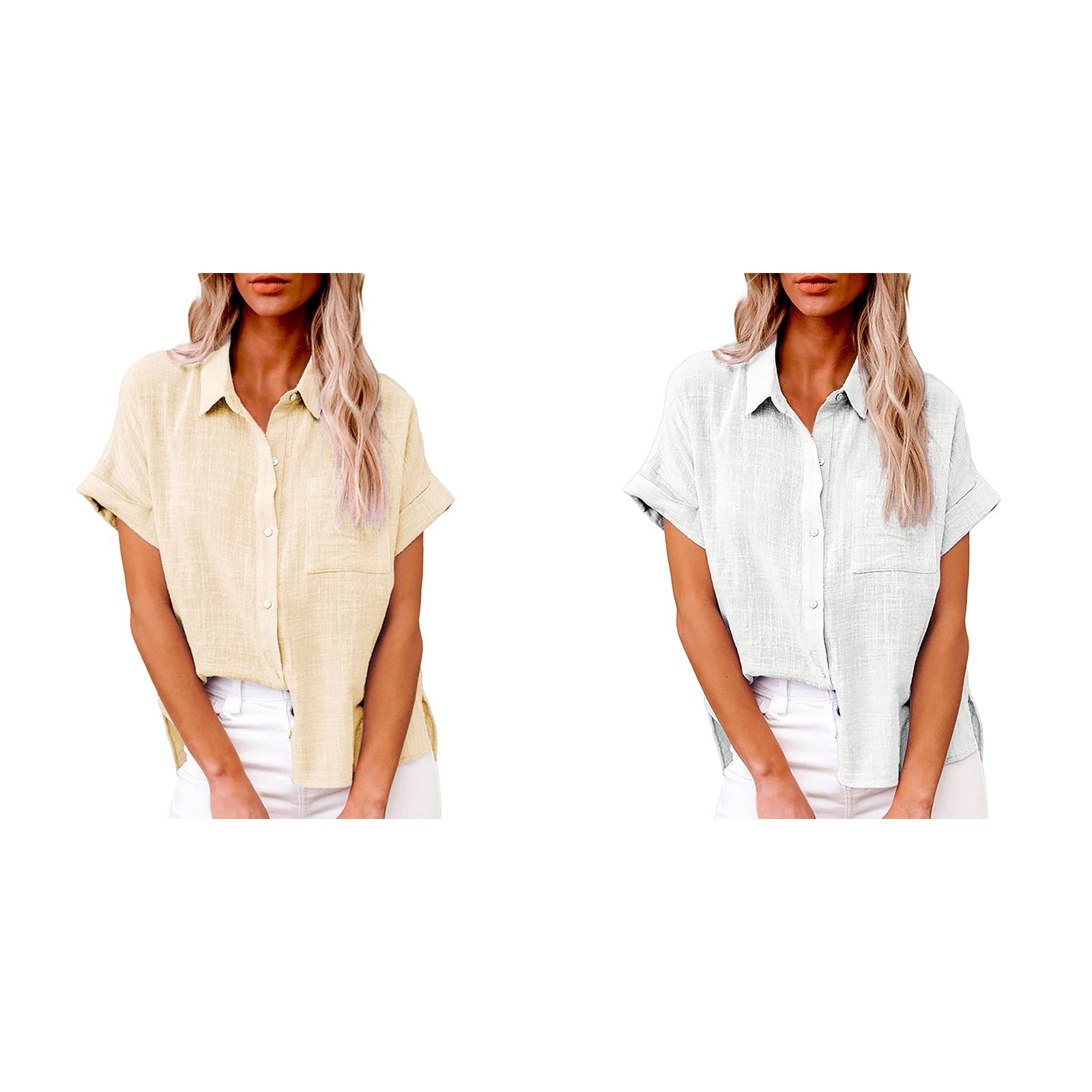 (2-Pack) Kcodviy Summer New Ladies Loose Elephant Shirt for Women ...