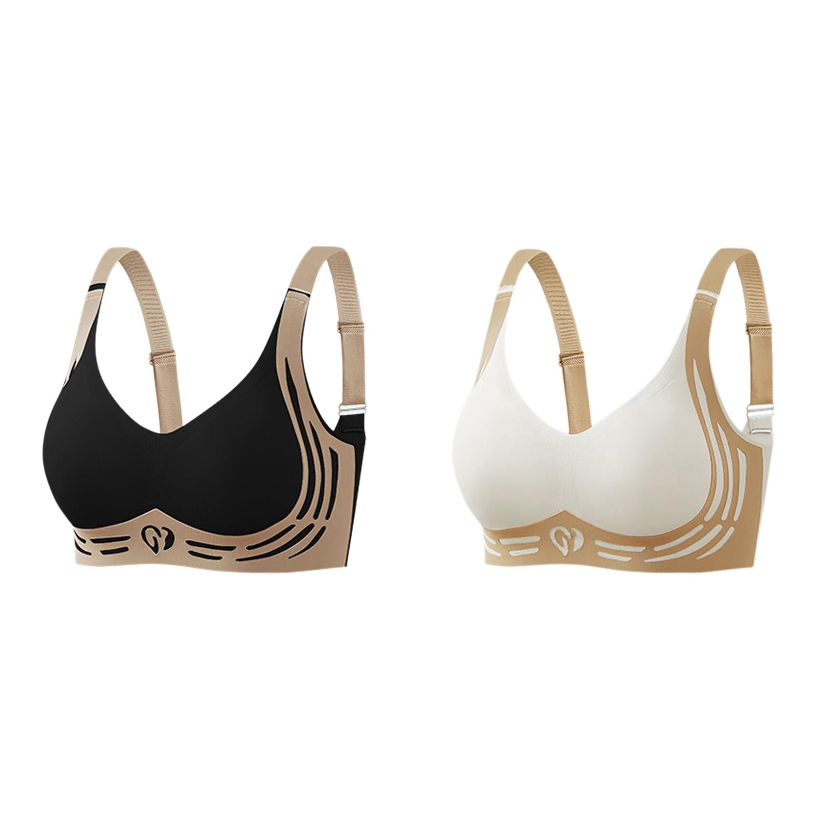 (2-Pack) Kcodviy Women's Comfortable and Women Bra Set and Underwear ...