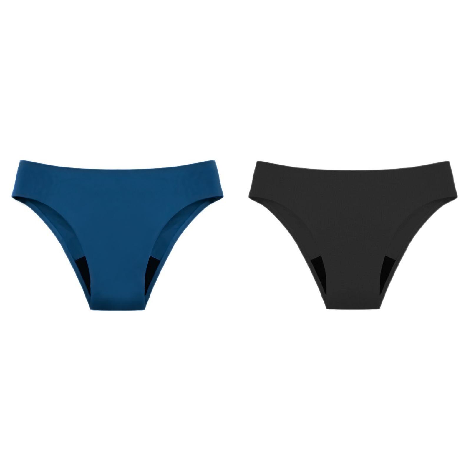 (2-Pack) Kcodviy Women's Menstrual Swimming Underwear for Women Trunks ...