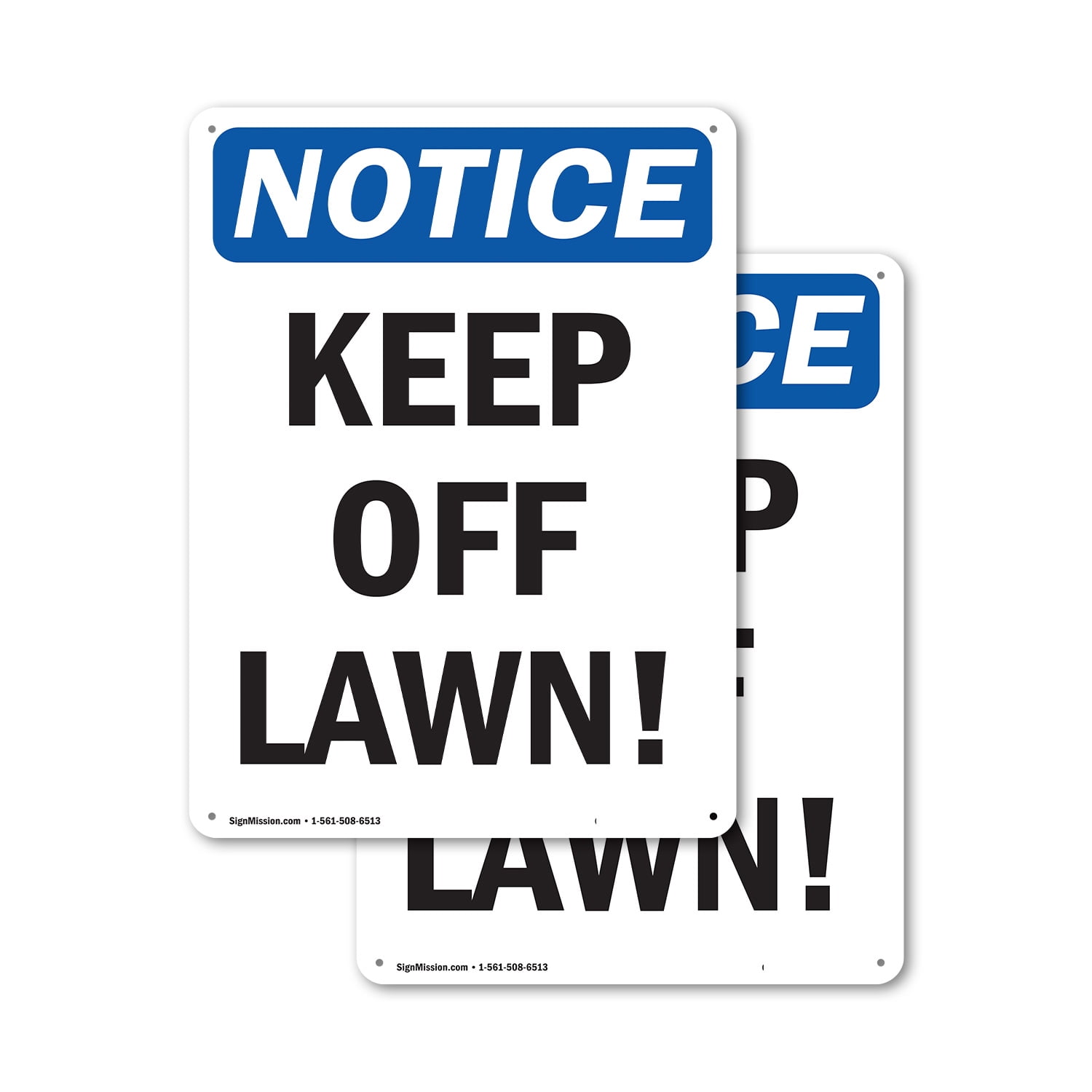 (2 Pack) Keep Off Maintenance Access Only OSHA Notice Sign 12 Inch X 18 ...