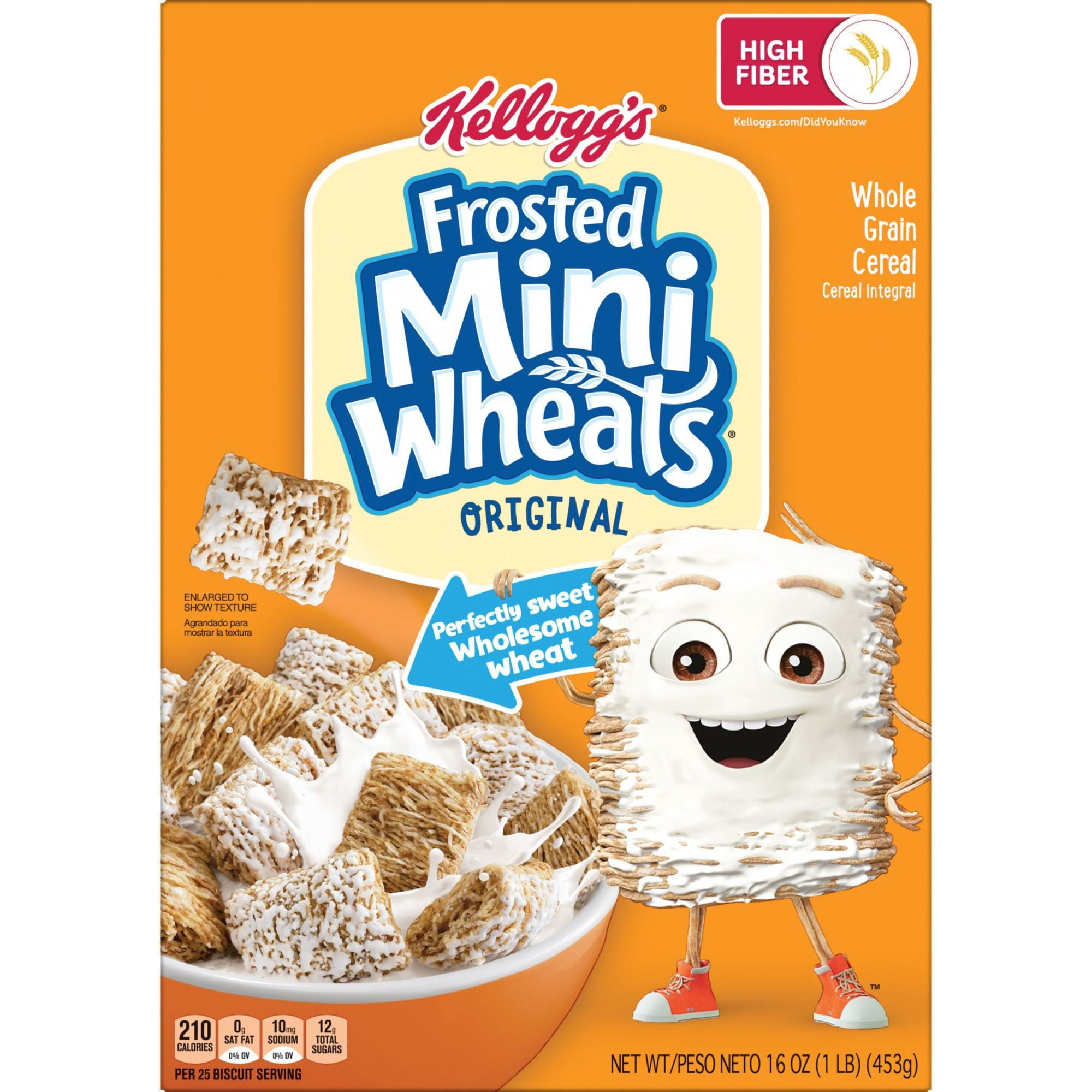 Kellogg's Frosted Mini-Wheats Original Breakfast Cereal - 16 oz (Pack ...