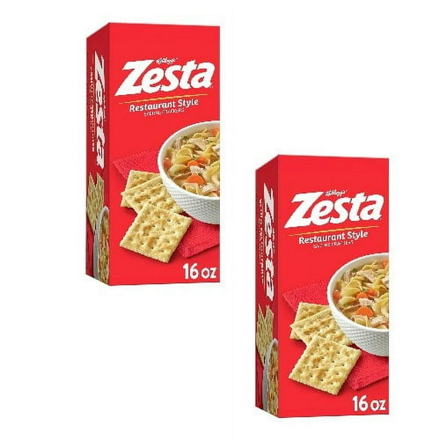 ( 2 Pack ) Kellogg's Zesta Original Saltine Crackers, Soup Crackers, 16 ...
