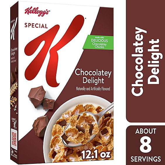 2 Pack Kelloggs Special K Cereal Chocolate Delight - 12.1 Oz - Walmart.com