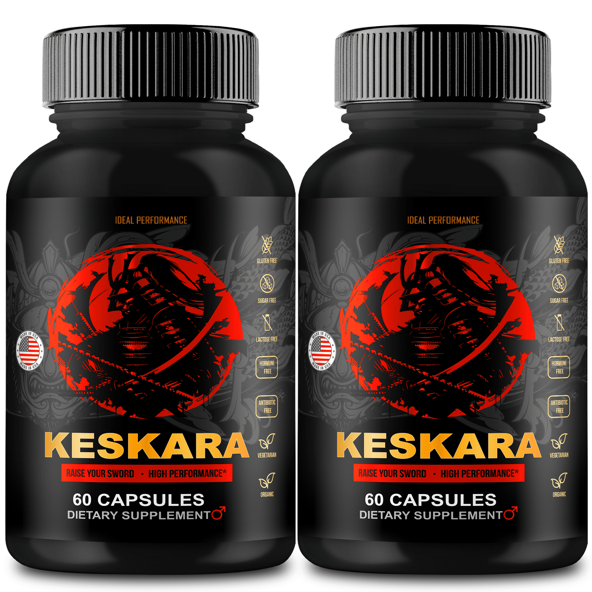 (2 Pack) Keskara Pills Official Formula - Kes Kara Capsules Advanced ...