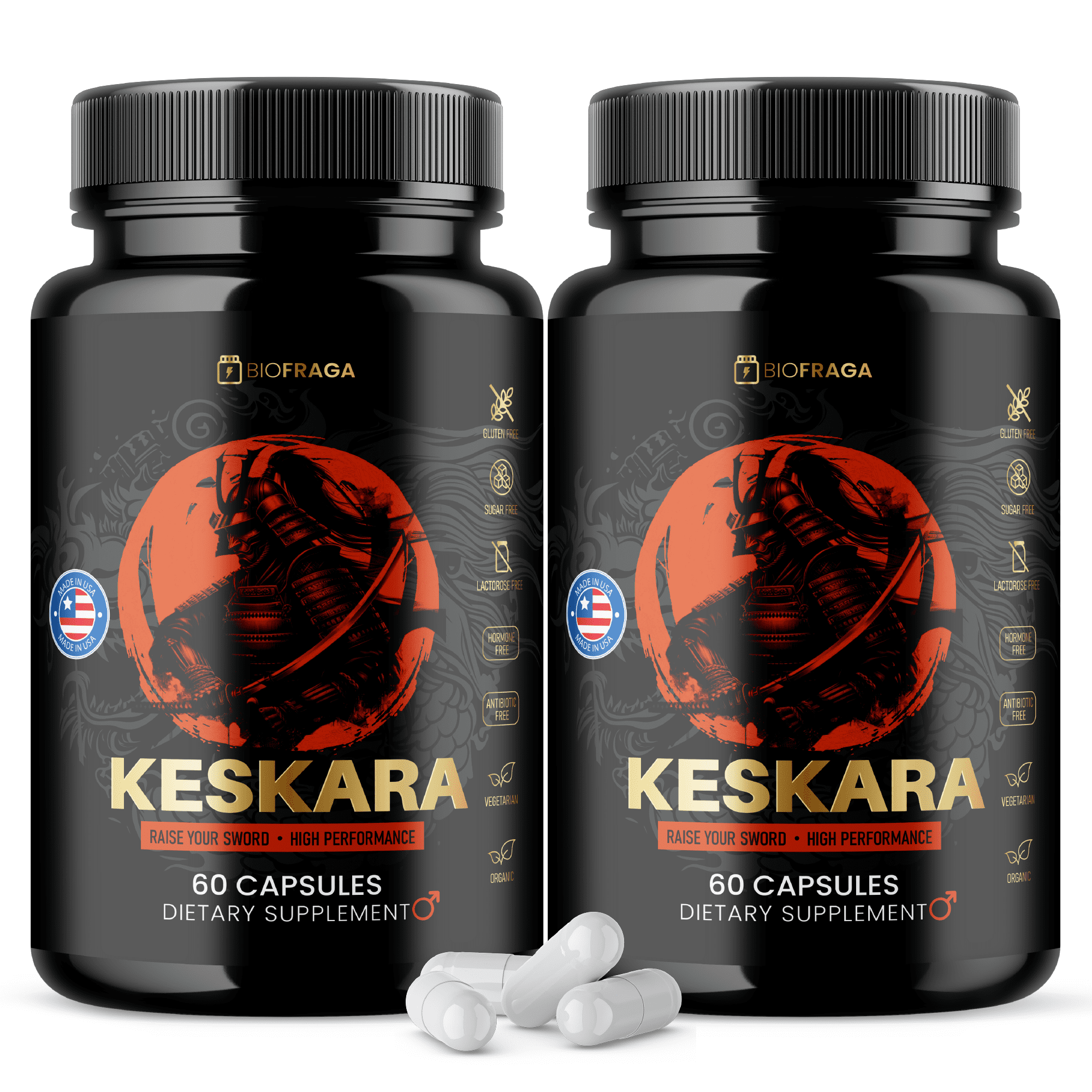 (2 Pack) Keskara Pills - Official Formula - Keskara Capsules Advanced ...